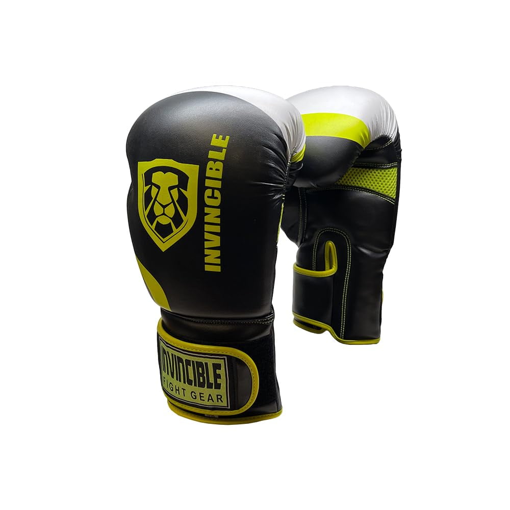 Invincible Fight Gear Standard Toughtek Hook and Loop Training Boxing ...