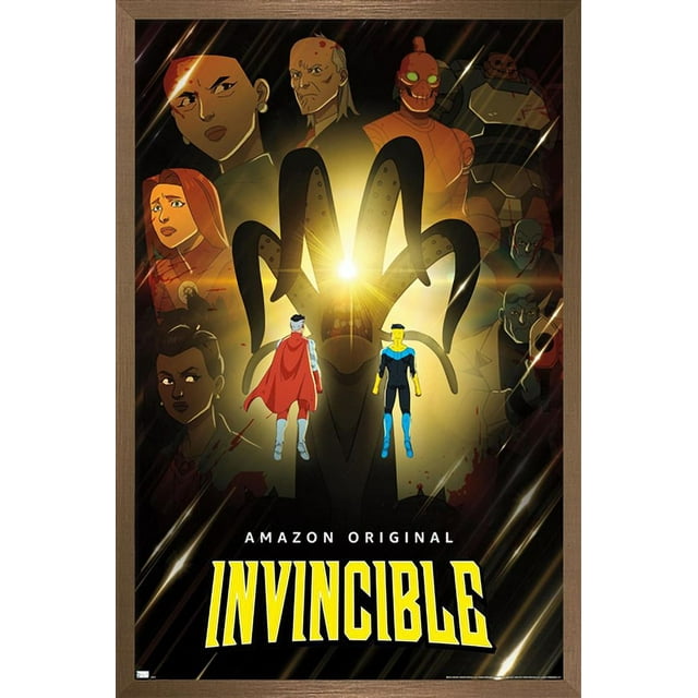 Invincible - Gold One Sheet Wall Poster, 14.725" x 22.375" Framed ...