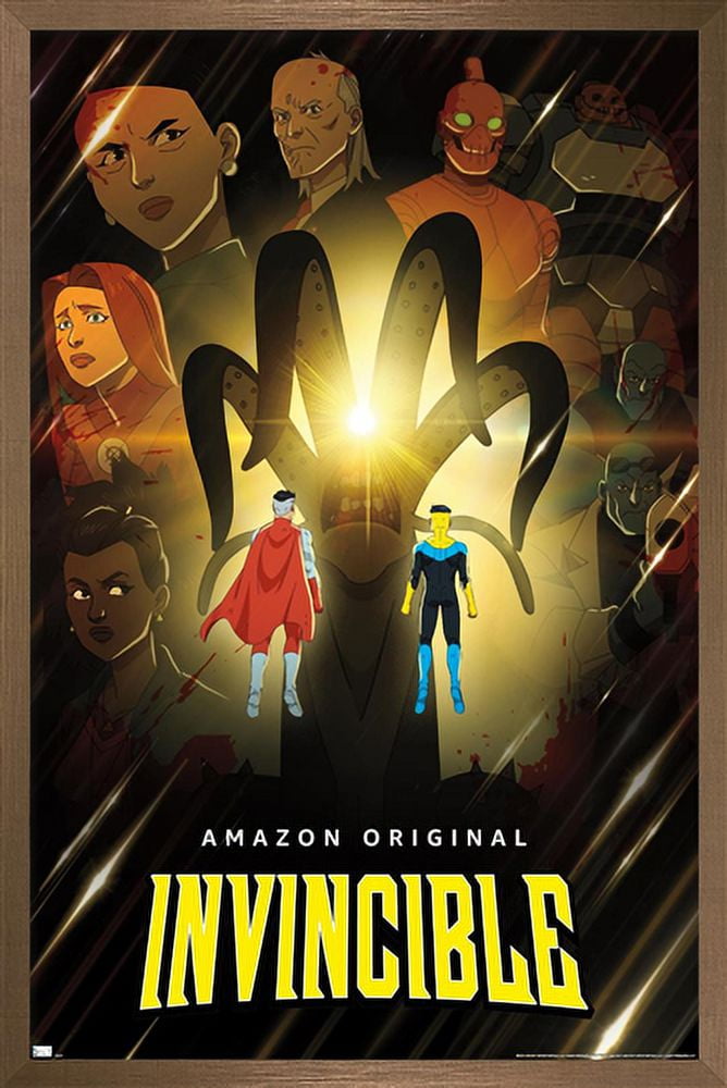 Invincible - Gold One Sheet Wall Poster, 22.375" x 34" Framed - Walmart.com