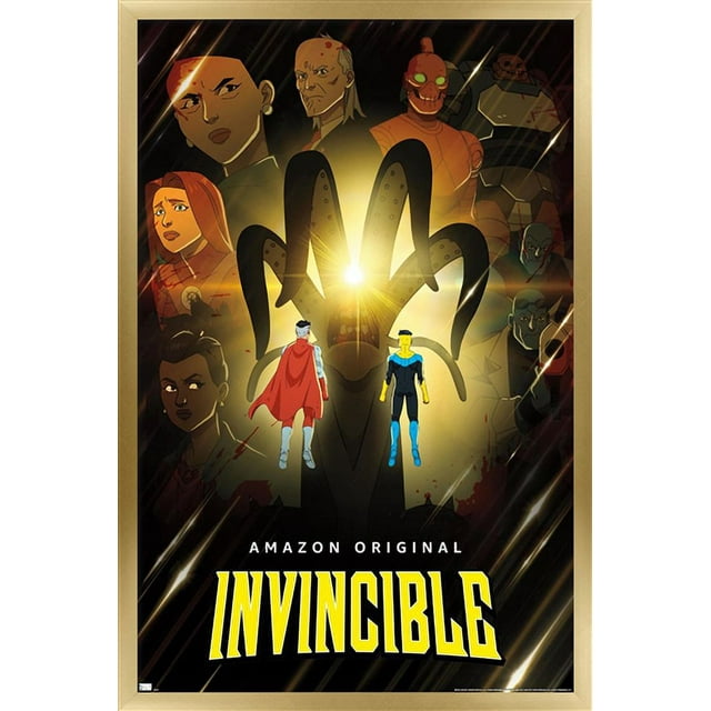 Invincible - Gold One Sheet Wall Poster, 22.375" x 34" Framed - Walmart.com