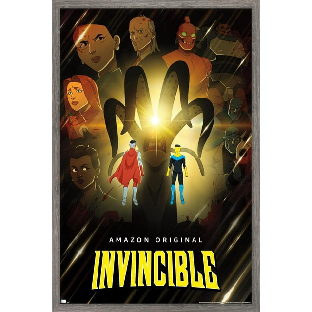Invincible - Gold One Sheet Wall Poster, 22.375" x 34" Framed - Walmart.com