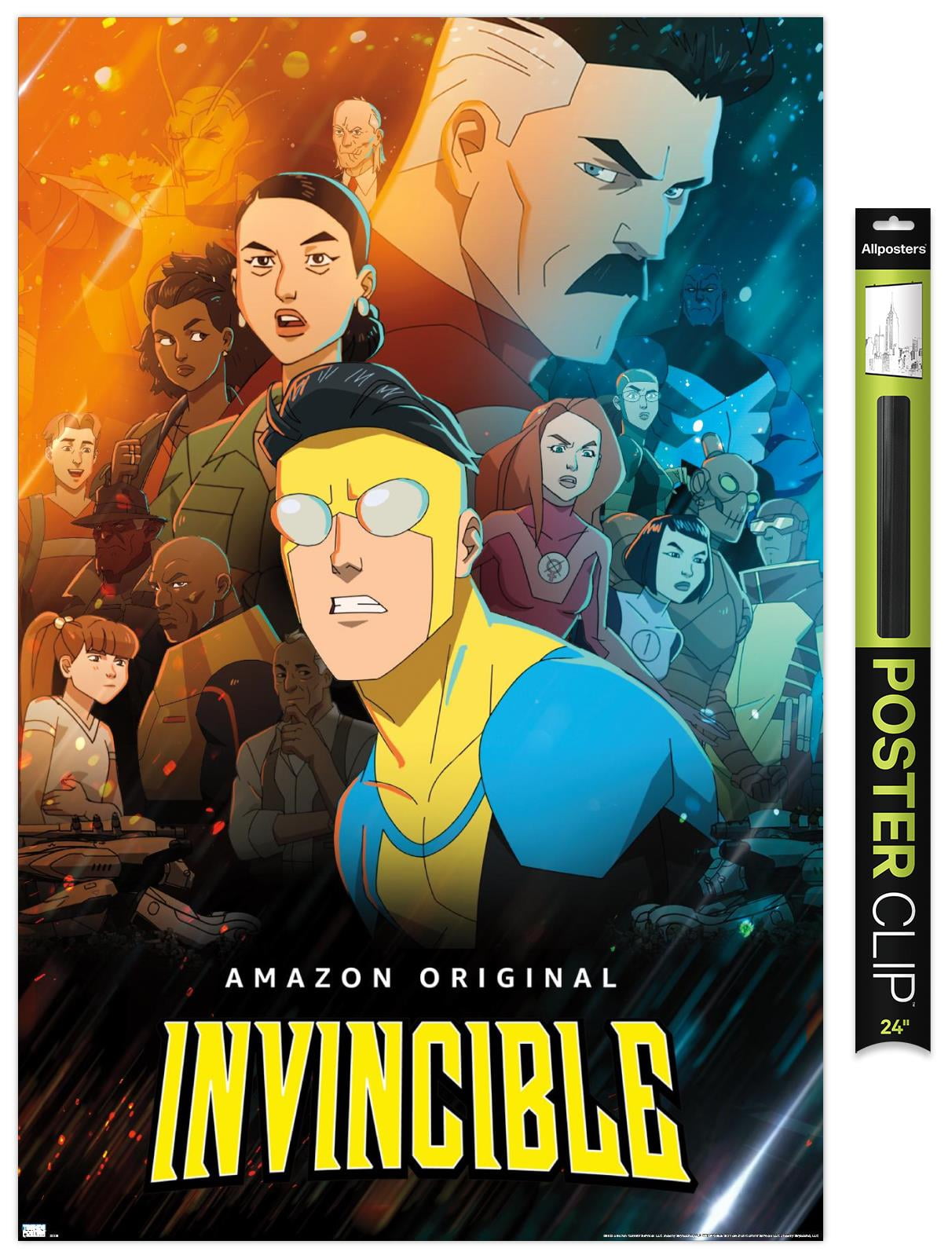 Invincible - Group One Sheet Wall Poster, 22.375" x 34" - Walmart.com