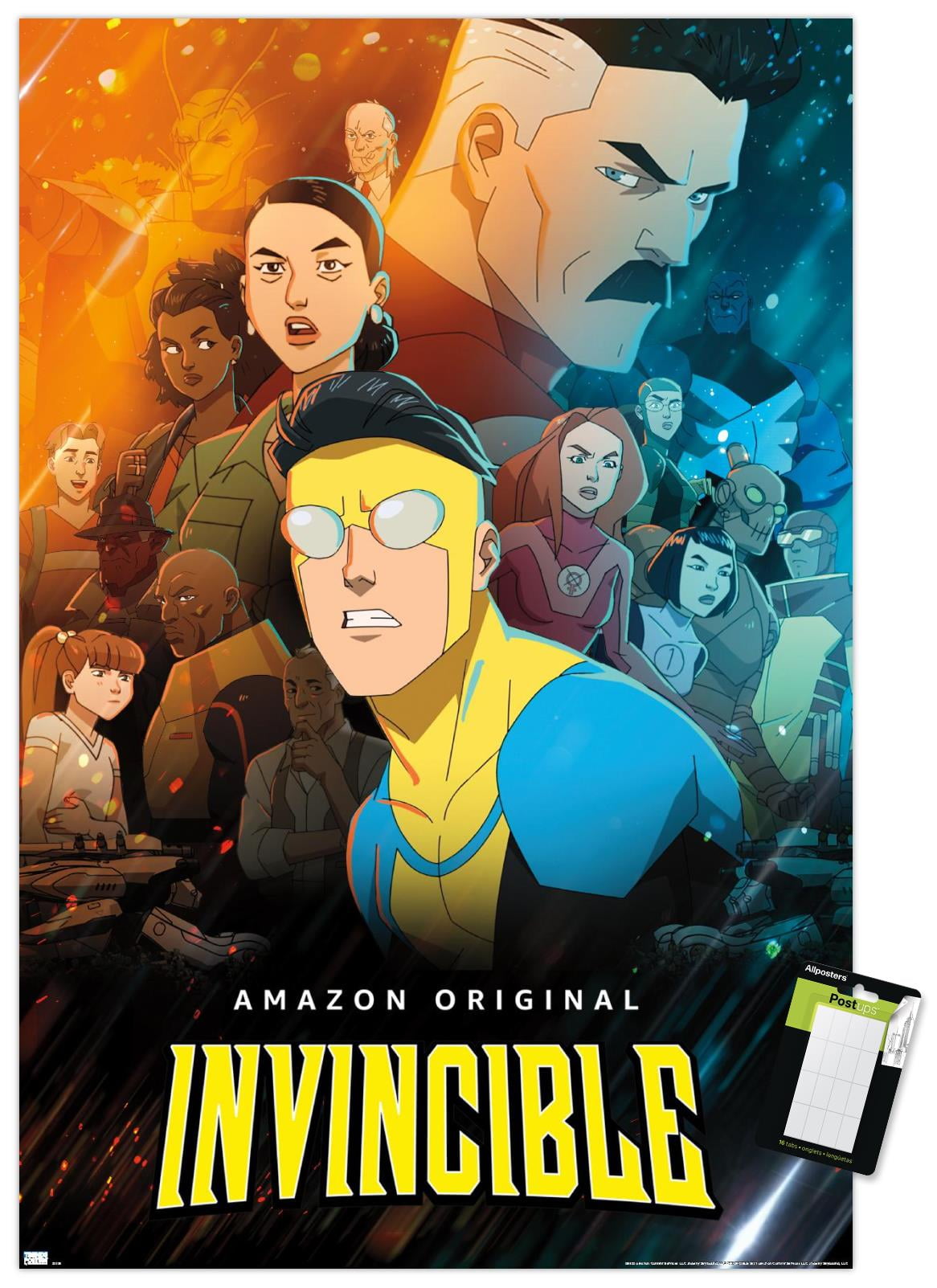 Invincible - Group One Sheet Wall Poster, 22.375" x 34" - Walmart.com