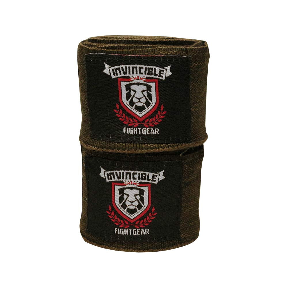 Invincible Hand Wraps, Semi-Elastic Boxing Wraps with Thick Double-Cut ...