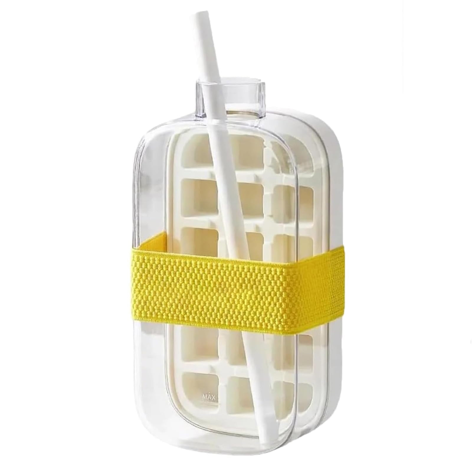 Invincible Ice Cube Mold Water Bottle, 3-Color BPA-Free Plastic Kitchen ...