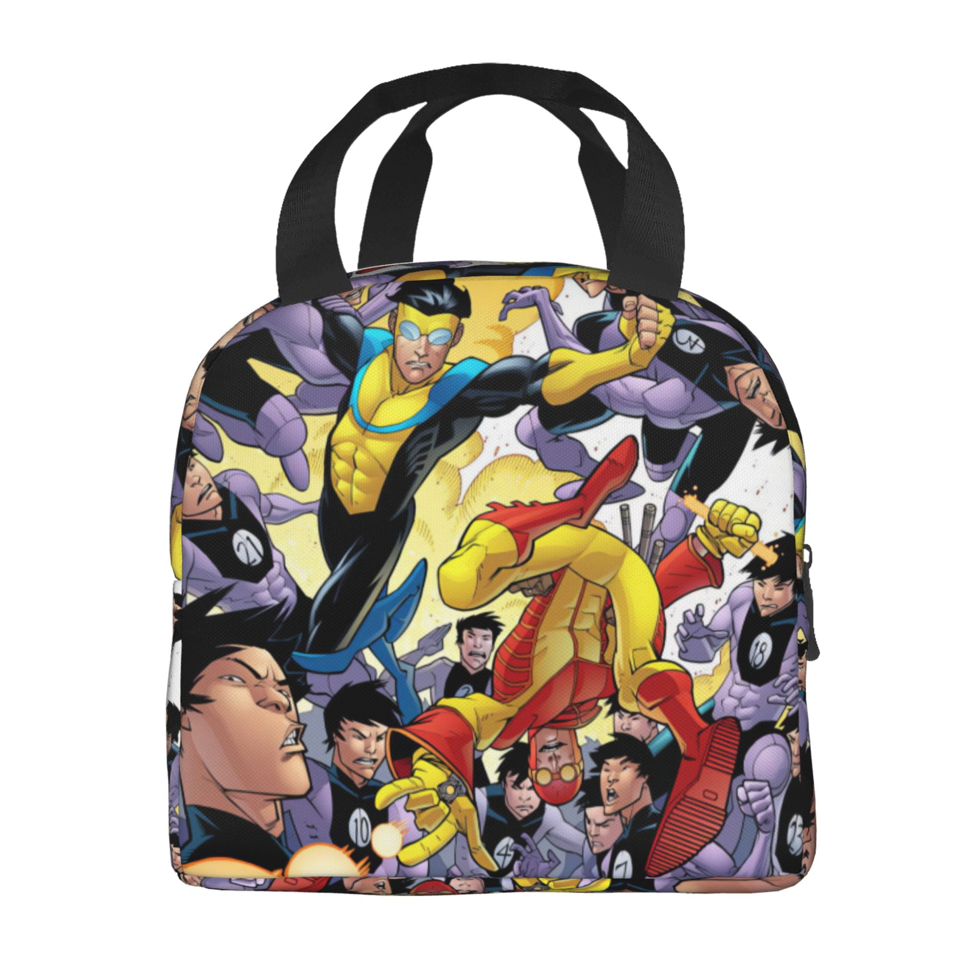 Invincible Insulated Lunch Bag Reusable Lunch Box Container Waterproof ...