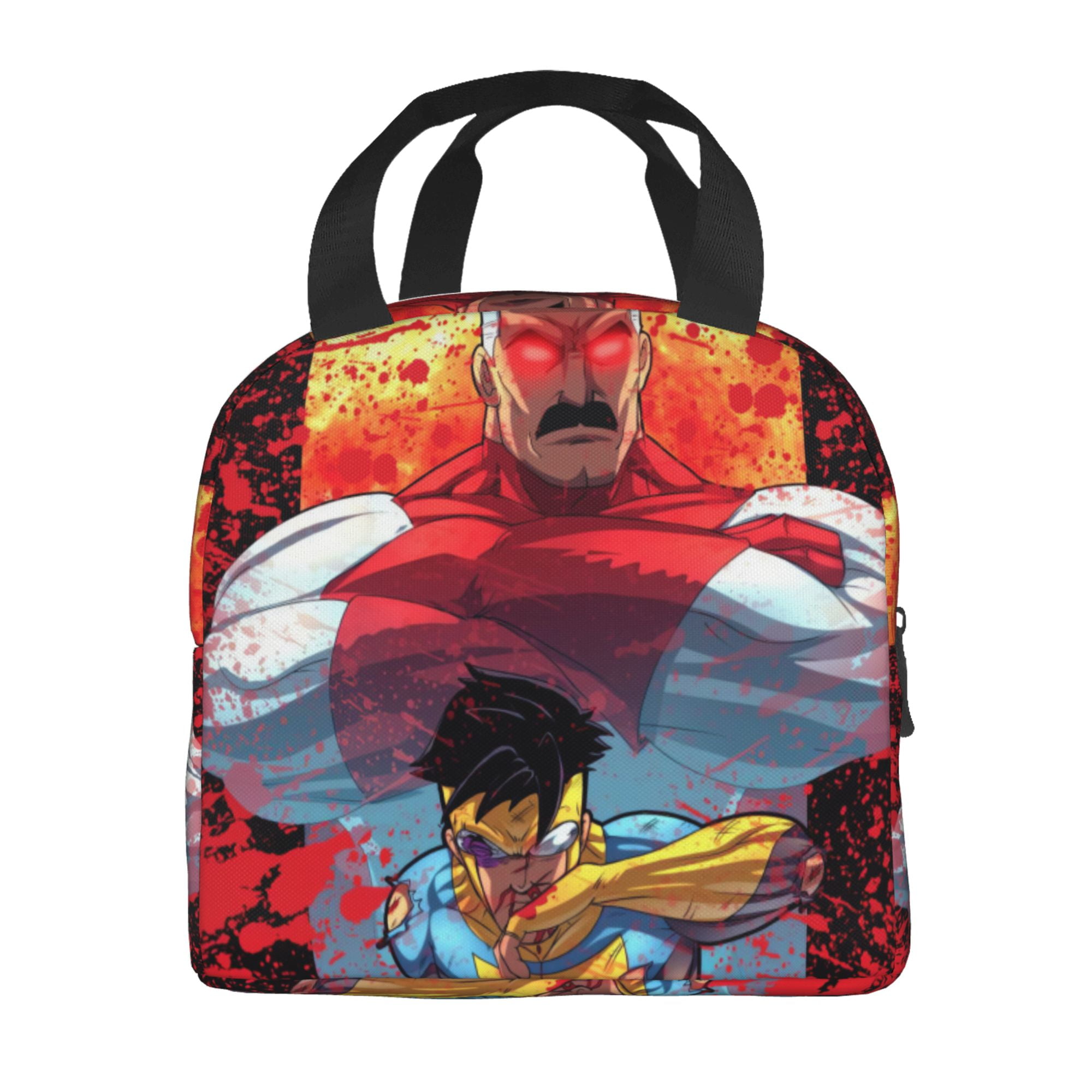 Invincible Insulated Lunch Bag, Reusable Lunch Box Container Waterproof ...