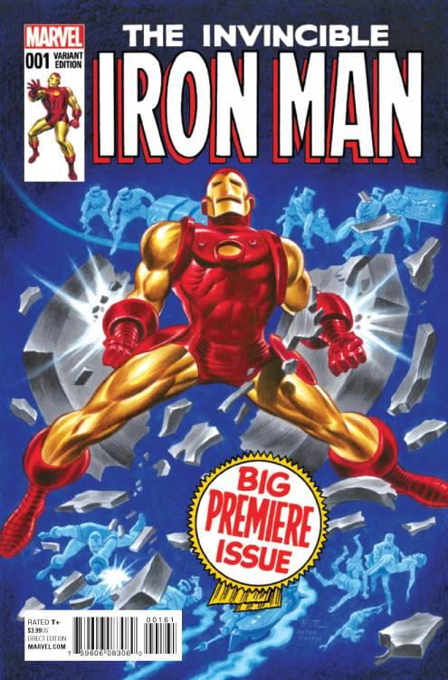 Invincible Iron Man #1 Classic Var (Classic Var) Marvel Comics Comic ...