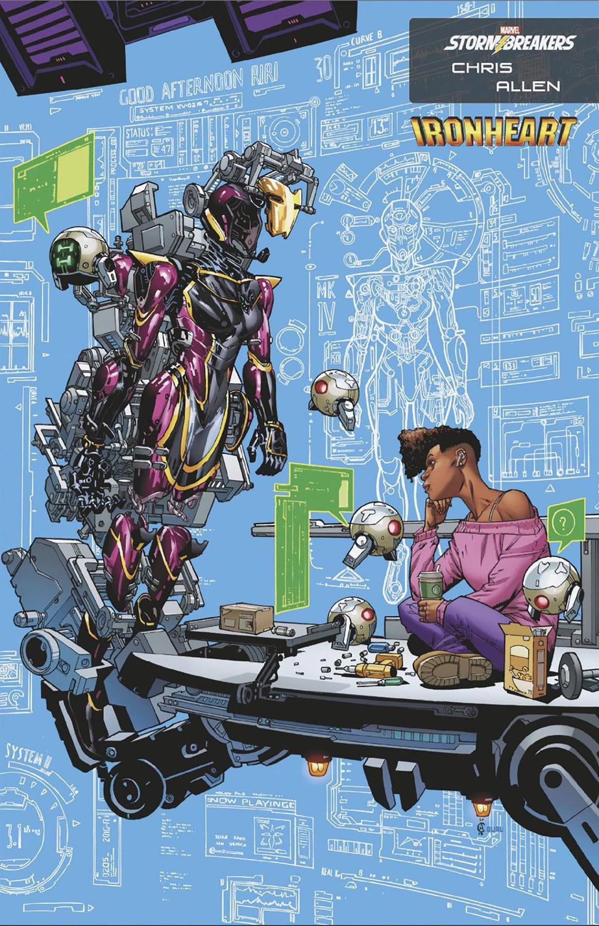 Invincible Iron Man #16 Chris Allen Stormbreakers Var (Chris Allen ...