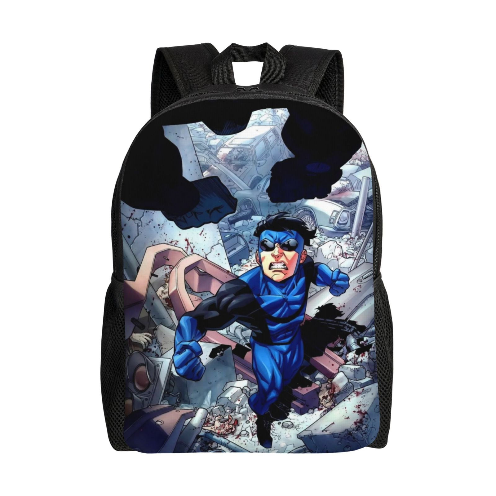 Invincible Laptop Backpacks 16 Inch Cartoon College School Bag Bookbag ...