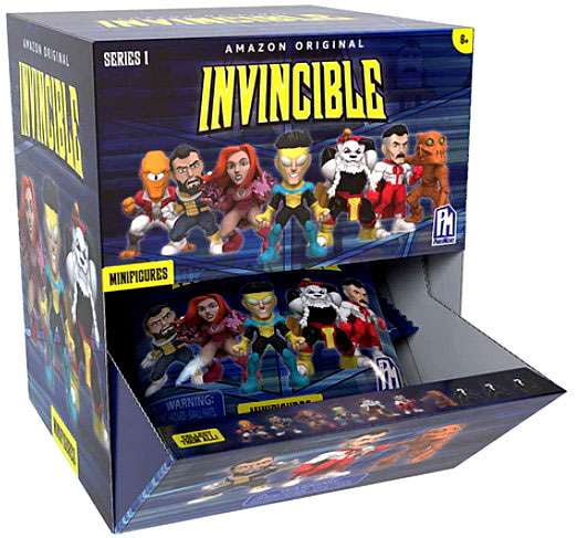 Invincible Mini Figures Series 1 Mystery Box (24 Packs) - Walmart.com