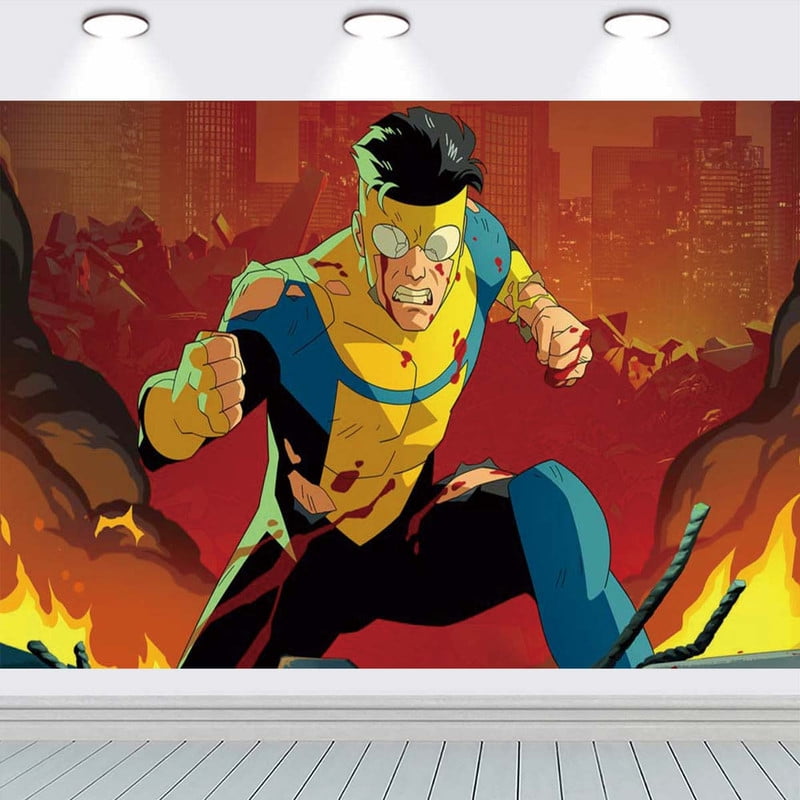 Invincible Party Supplies Background Backdrop Taspestry Banner Poster ...