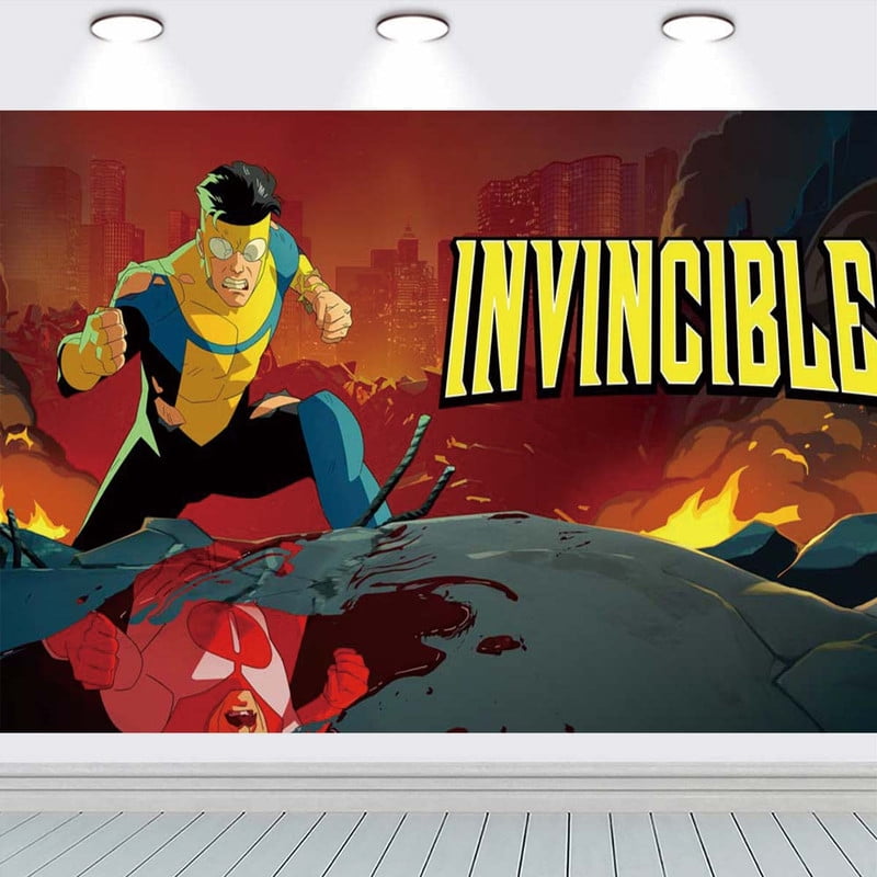 Invincible Party Supplies Taspestry Poster Banner Backdrop Background ...