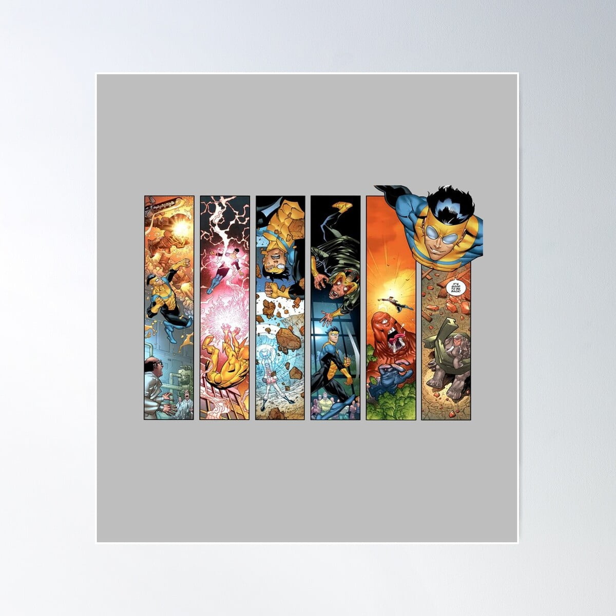 Invincible Poster Wall Art, Modern Wall Decor For Living Room Bedroom ...