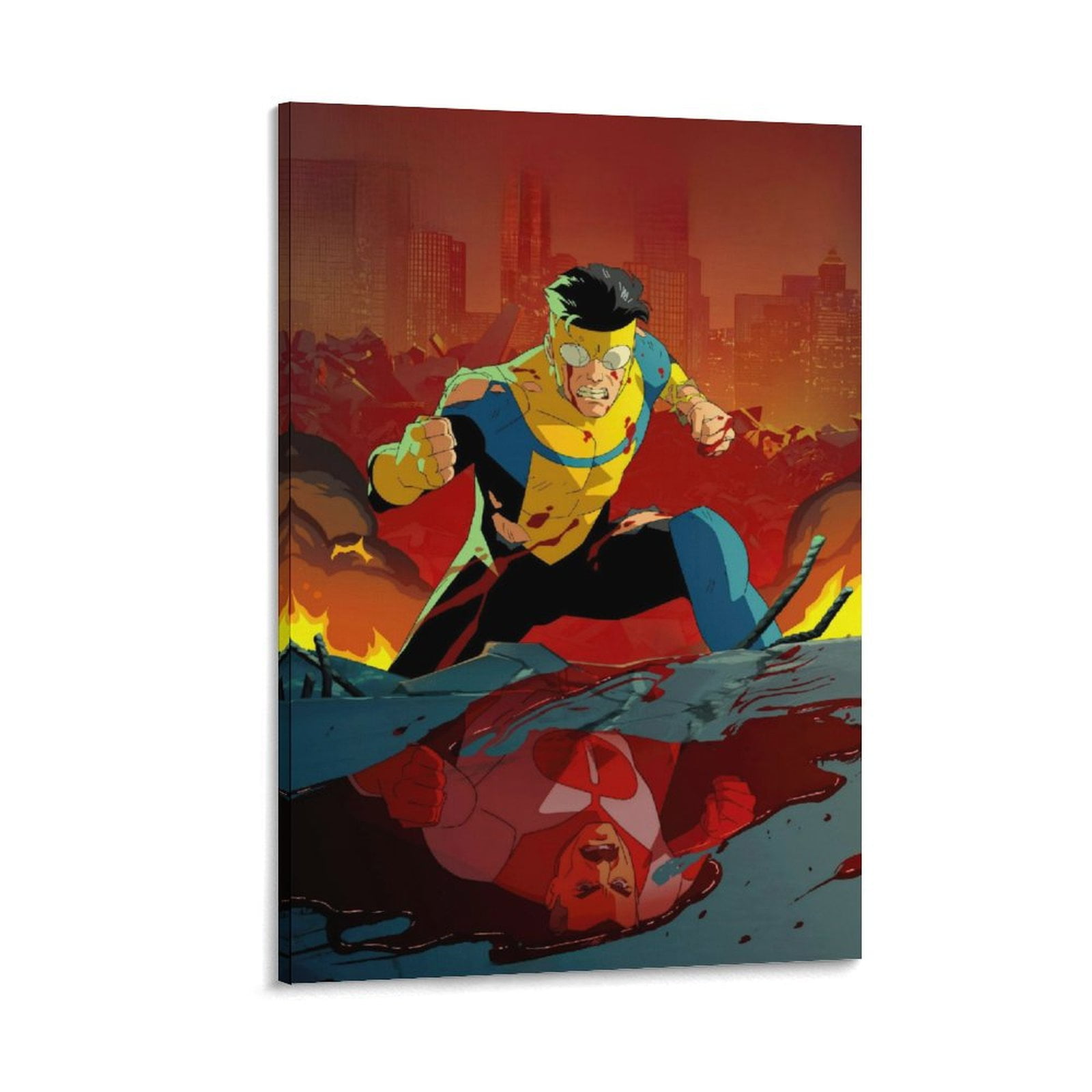 Invincible Posters Canvas Poster Wall Art Picture Prints Hanging Photo ...