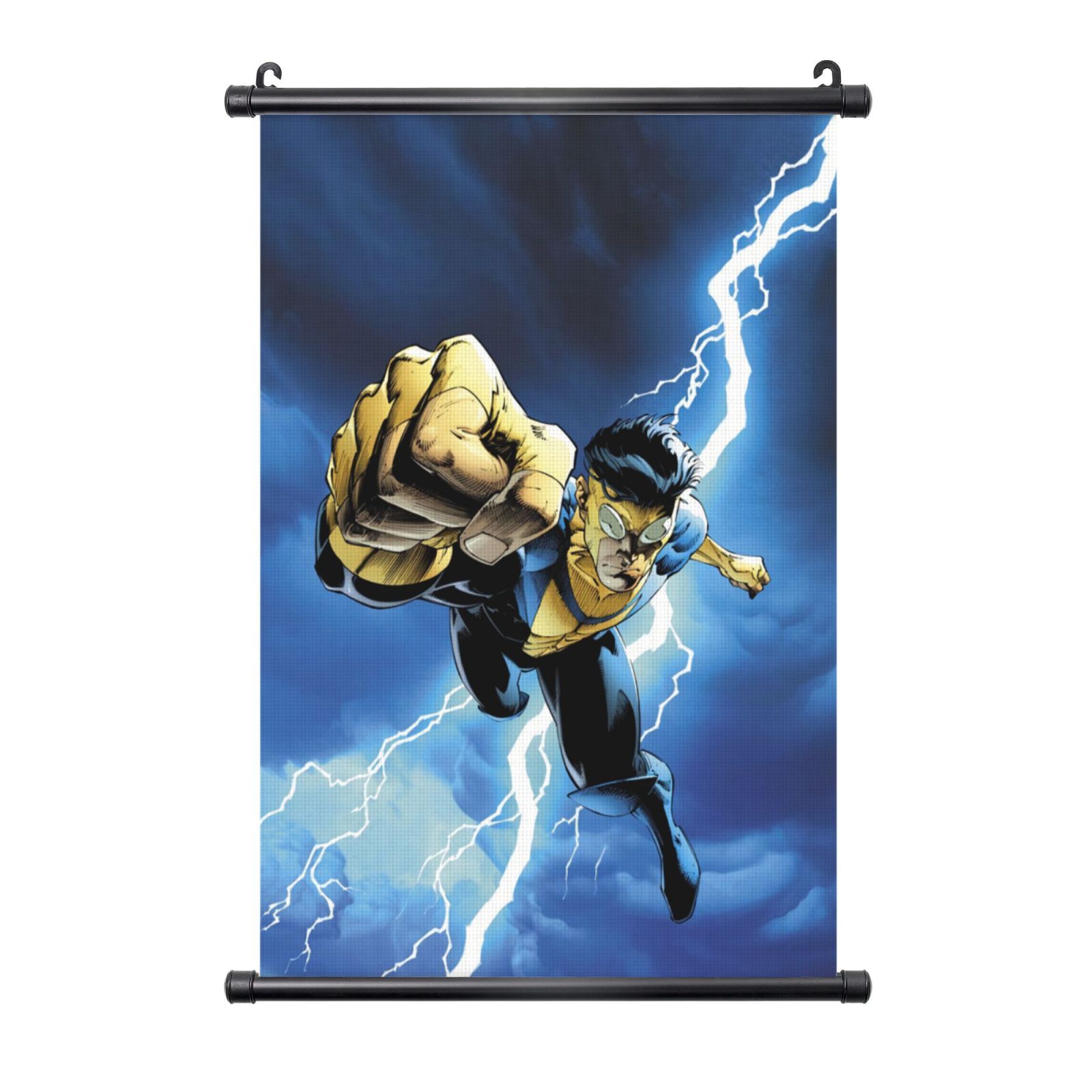 Invincible Posters Wall Hanging Black Plastic Shaft Poster Wall Art ...