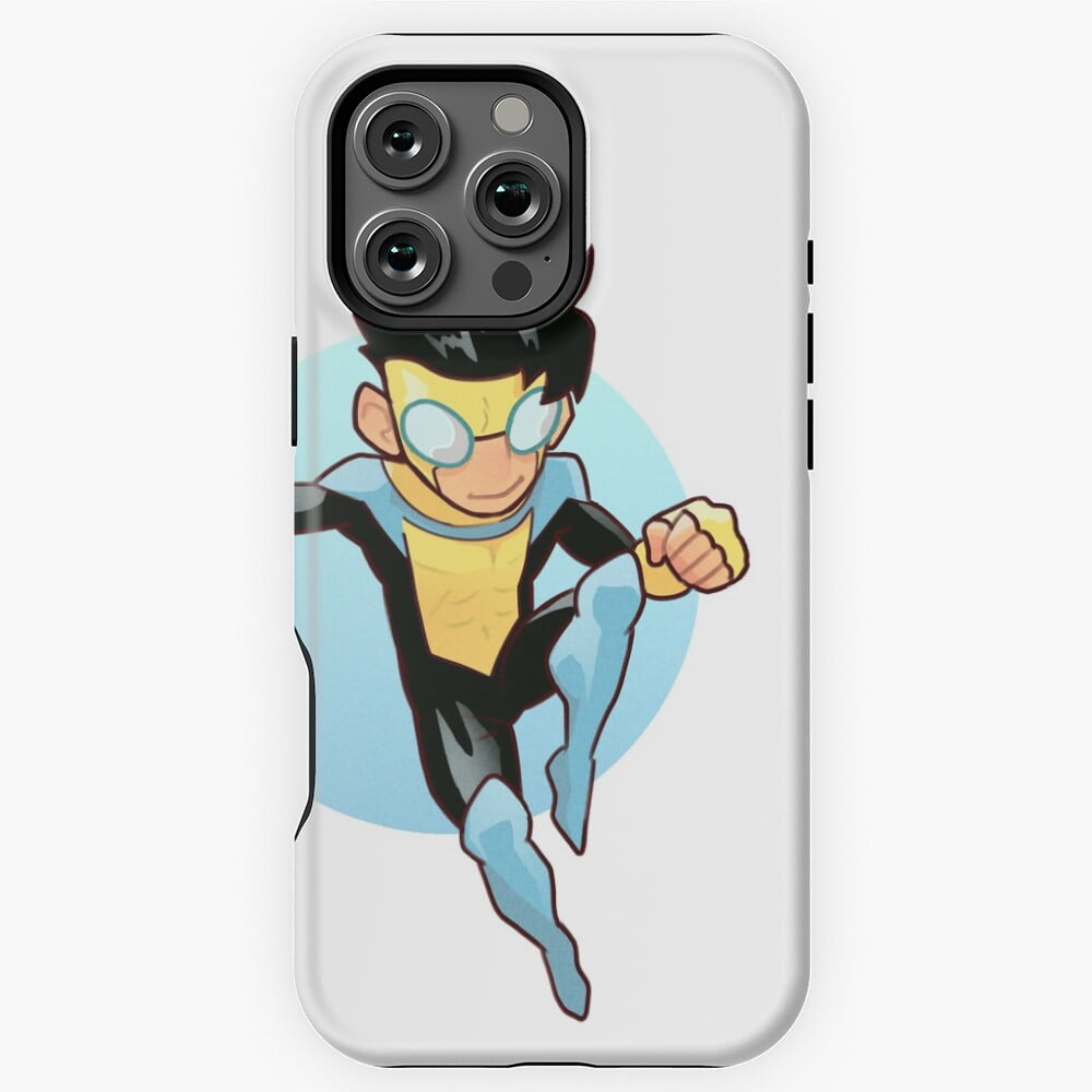 Invincible Power Aura Retro Hero Strength Graphic iPhone Case 17 to 11 ...