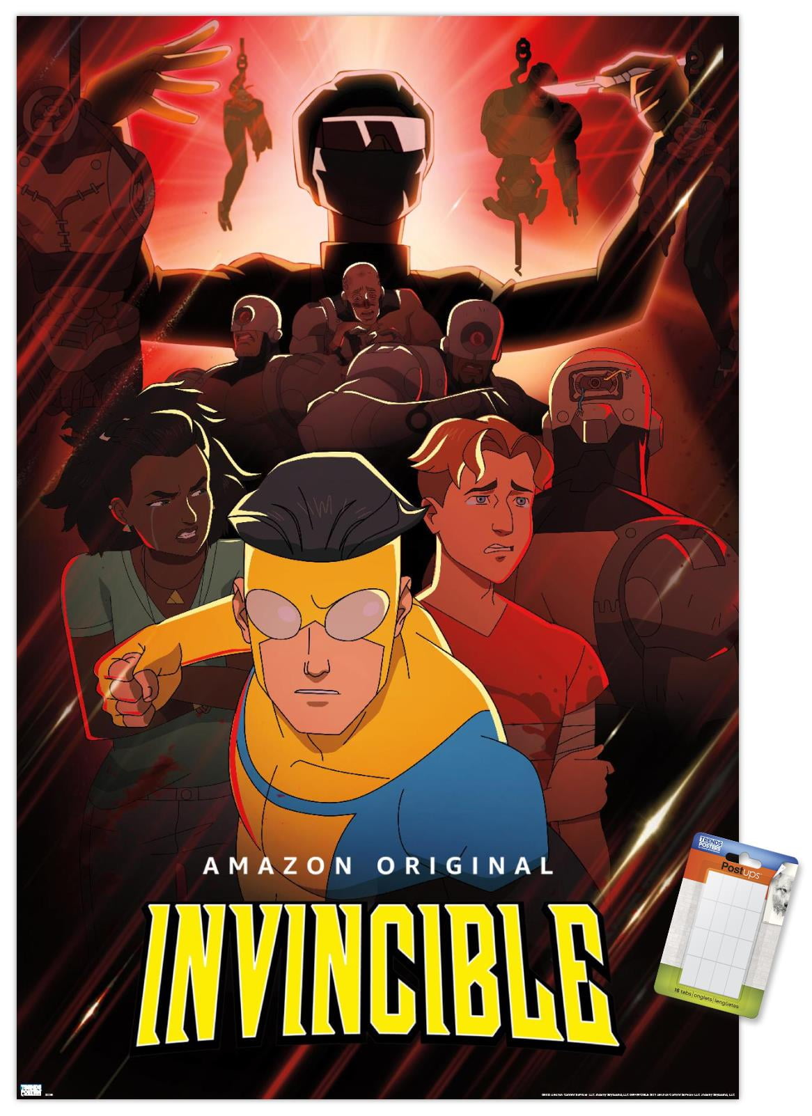 Invincible - Red One Sheet Wall Poster, 22.375" x 34" - Walmart.com