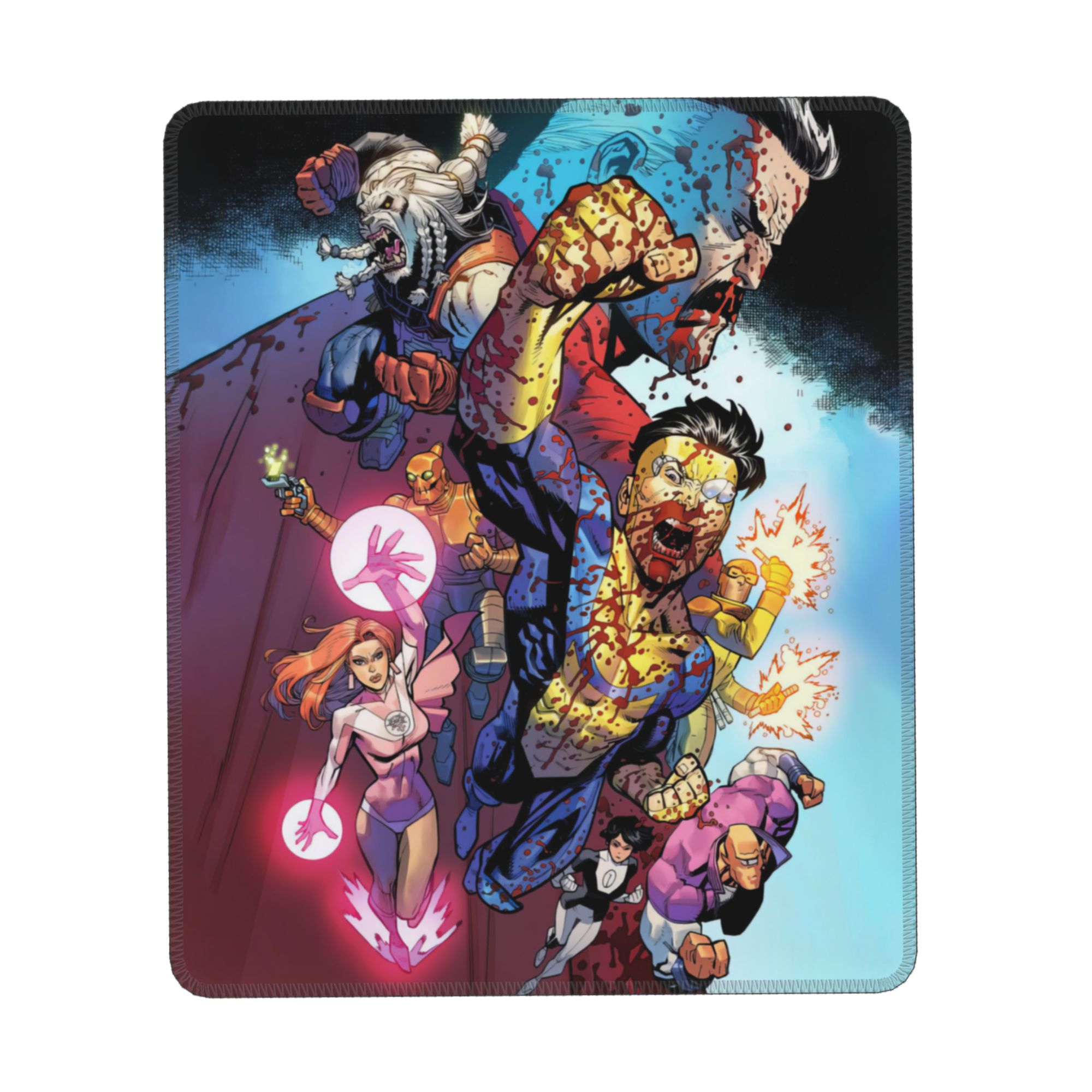 Invincible Rubber Lock Edge Mouse Pad (Vertical) Office Mouse Pad Home ...