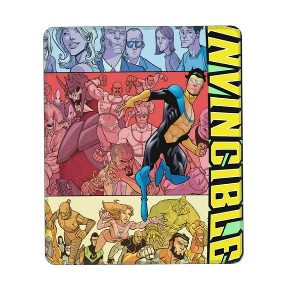 Invincible Rubber Lock Edge Mouse Pad (Vertical) Office Mouse Pad Home ...