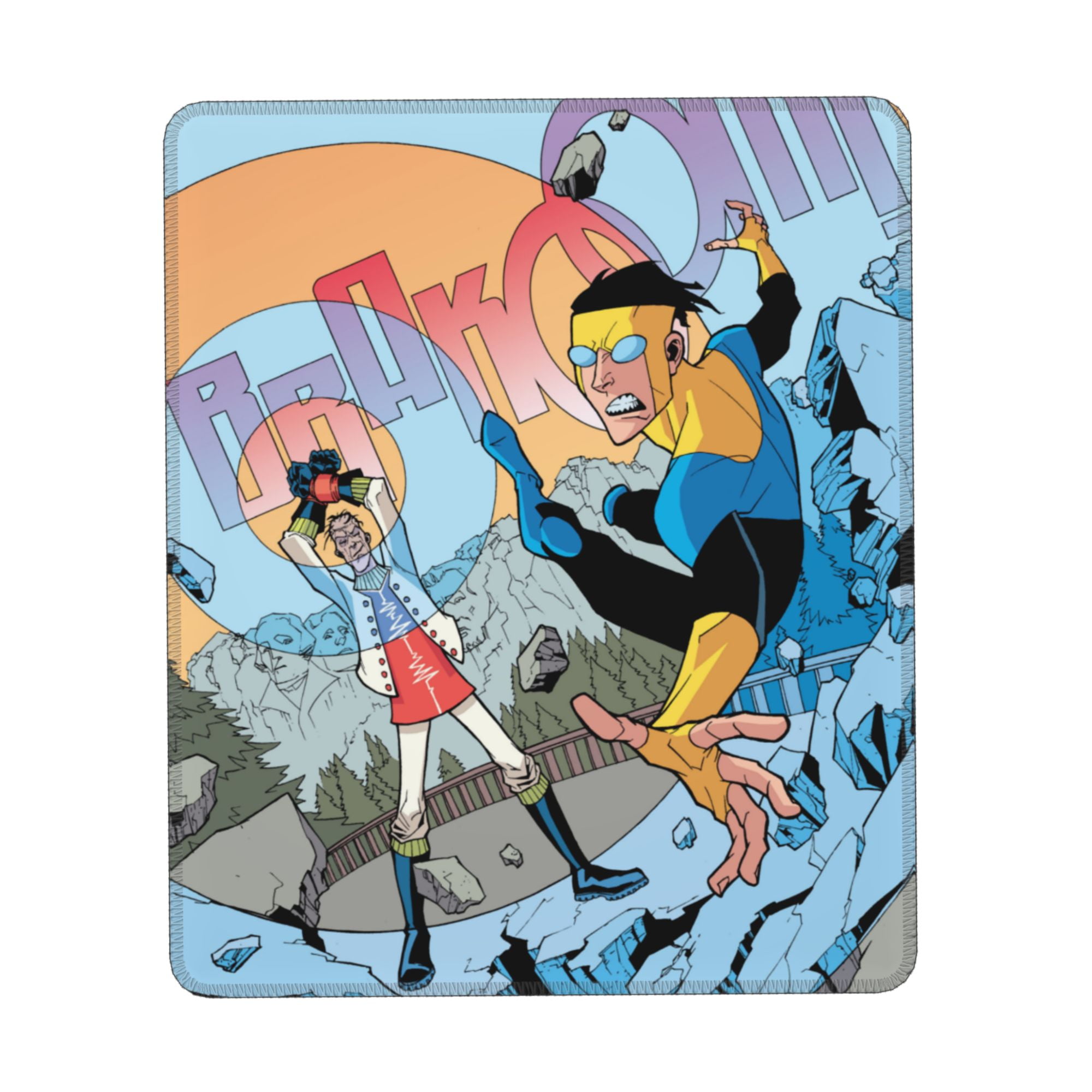 Invincible Rubber Lock Edge Mouse Pad (Vertical) Office Mouse Pad Home ...