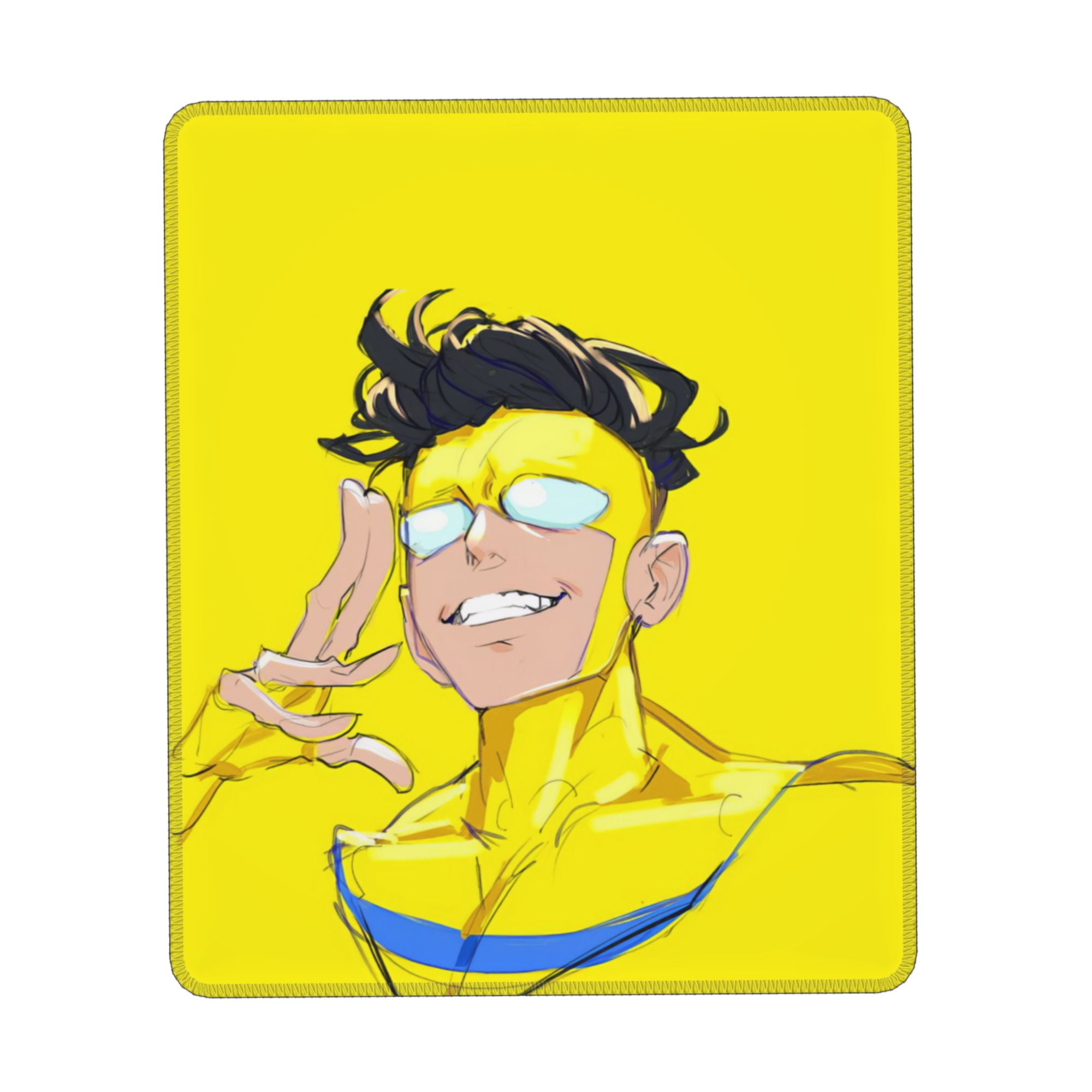 Invincible Rubber Lock Edge Mouse Pad (Vertical) Office Mouse Pad Home ...