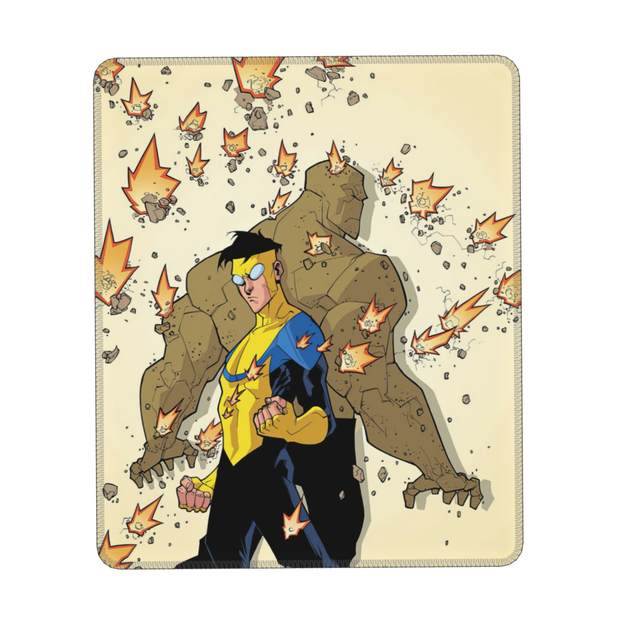 Invincible Rubber Lock Edge Mouse Pad (Vertical) Office Mouse Pad Home ...