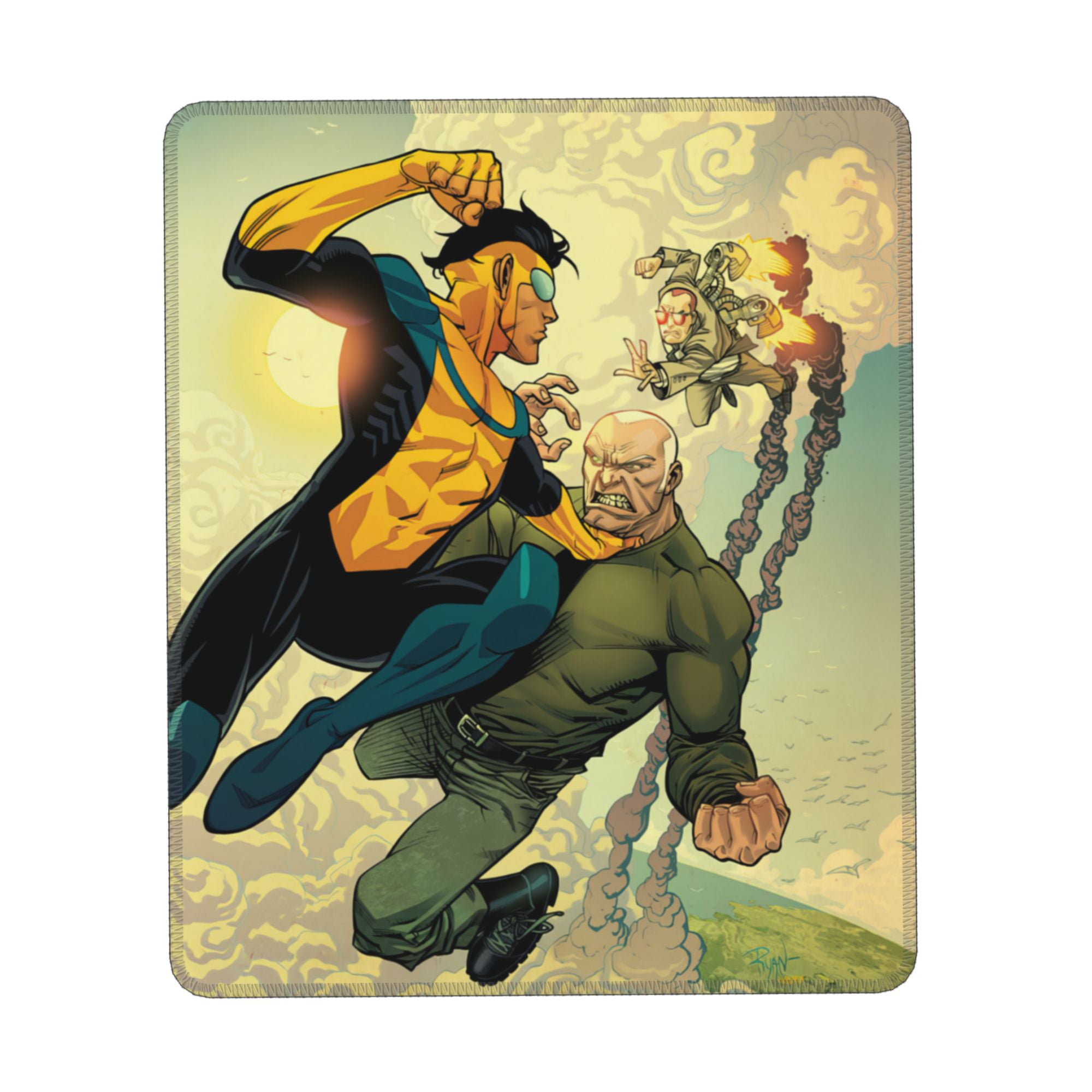 Invincible Rubber Lock Edge Mouse Pad (Vertical) Office Mouse Pad Home ...