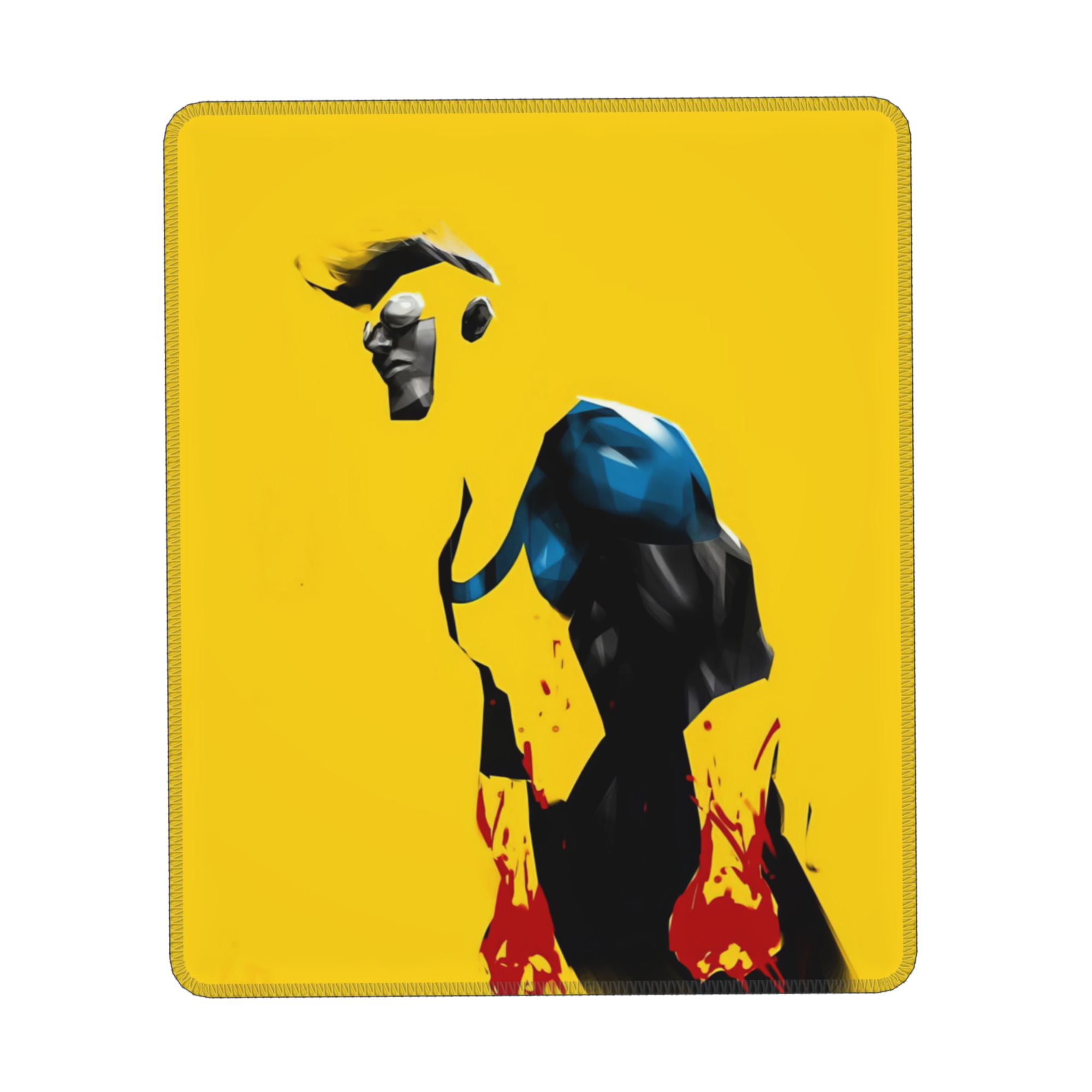 Invincible Rubber Lock Edge Mouse Pad (Vertical) Office Mouse Pad Home ...