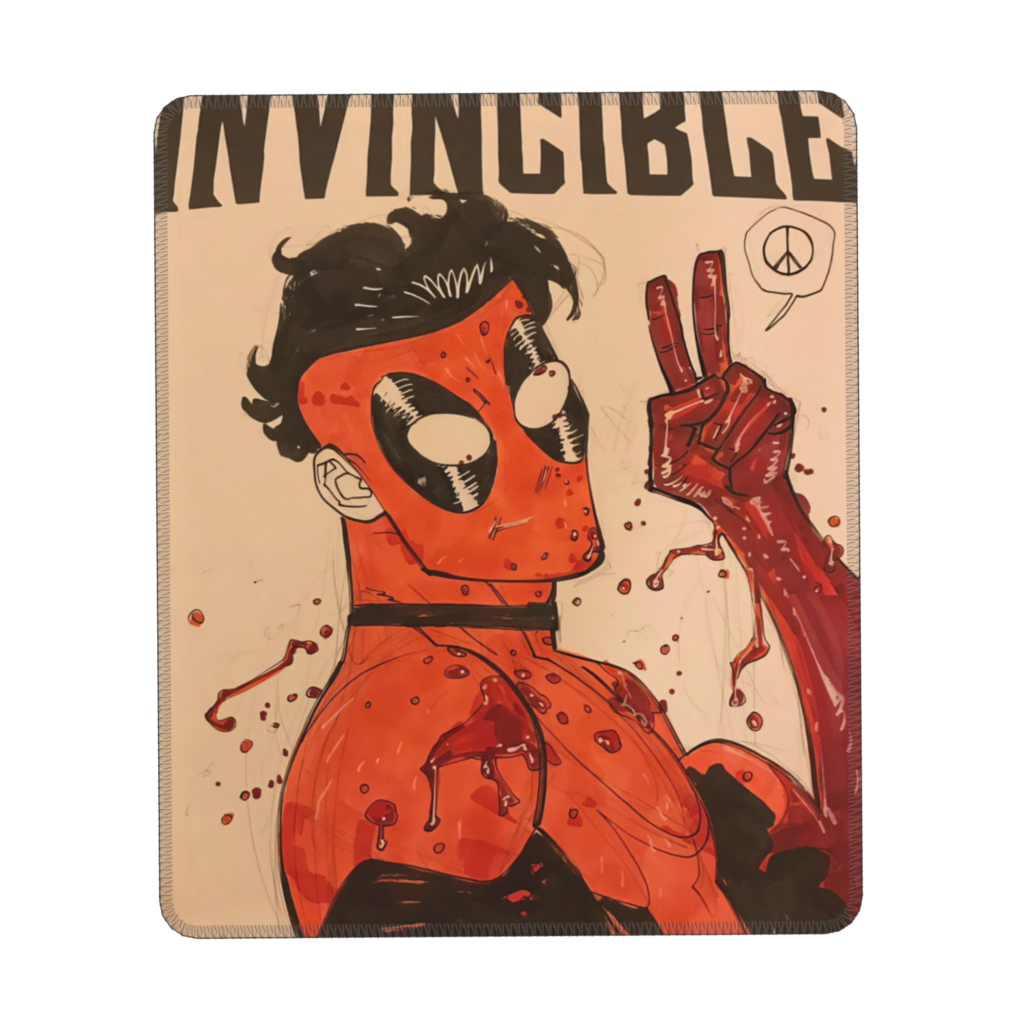 Invincible Rubber Lock Edge Mouse Pad (Vertical) Office Mouse Pad Home ...