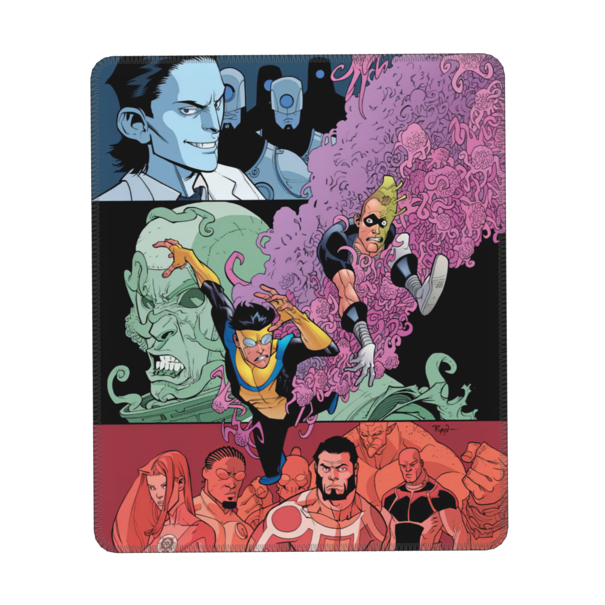 Invincible Rubber Lock Edge Mouse Pad (Vertical) Office Mouse Pad Home ...