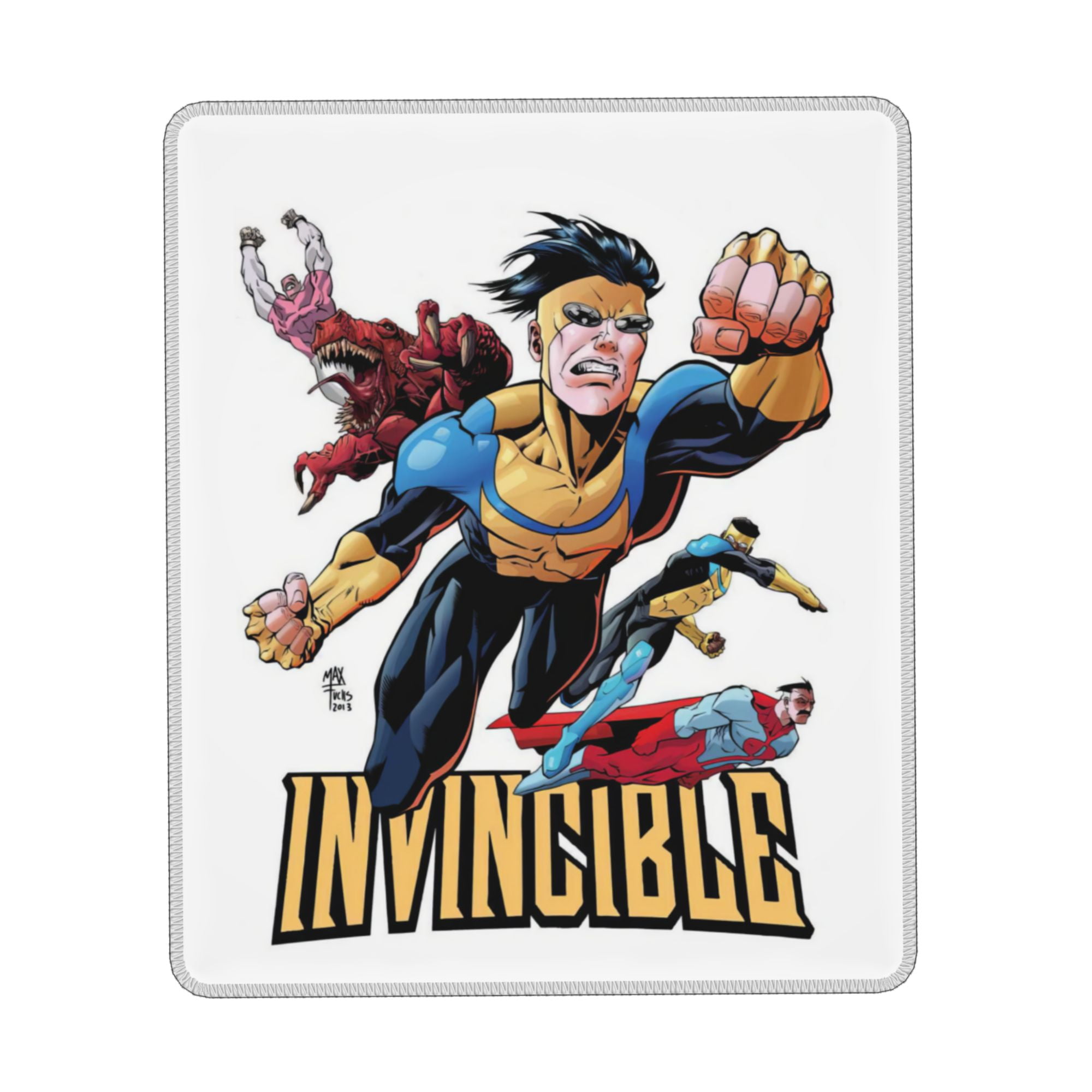 Invincible Rubber Lock Edge Mouse Pad (Vertical) Office Mouse Pad Home ...
