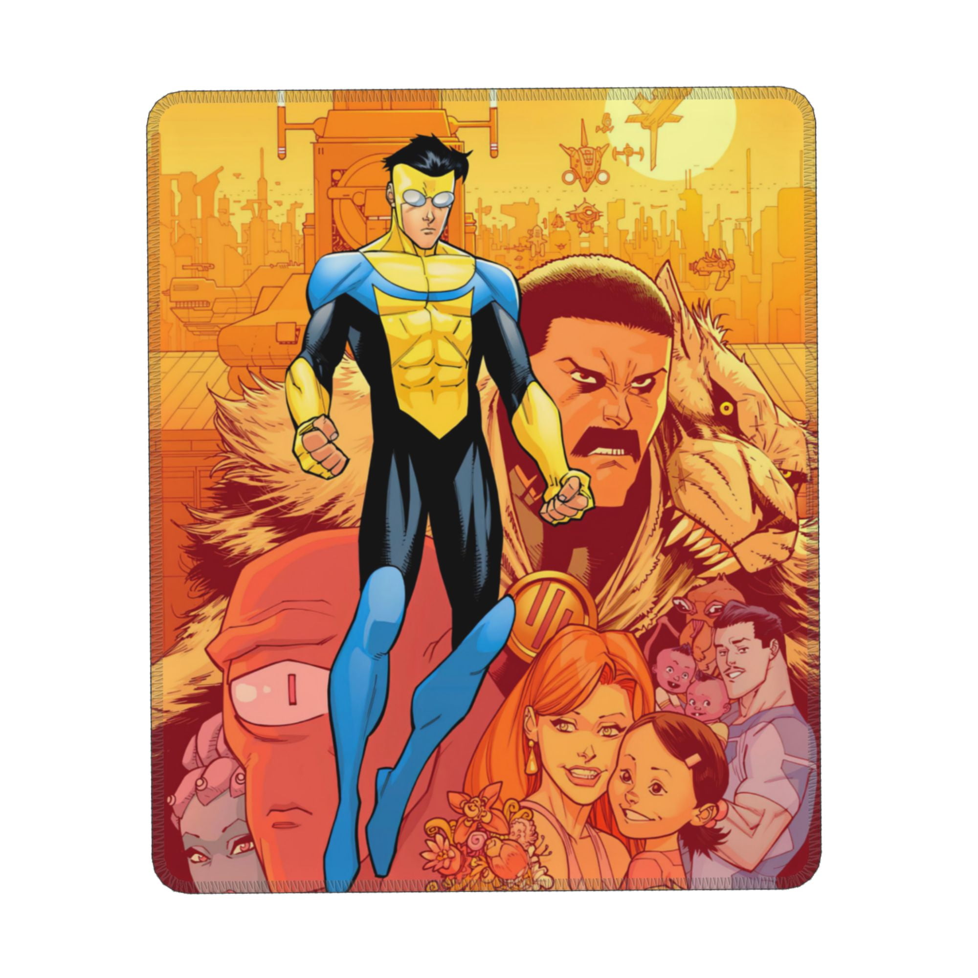 Invincible Rubber Lock Edge Mouse Pad (Vertical) Office Mouse Pad Home ...