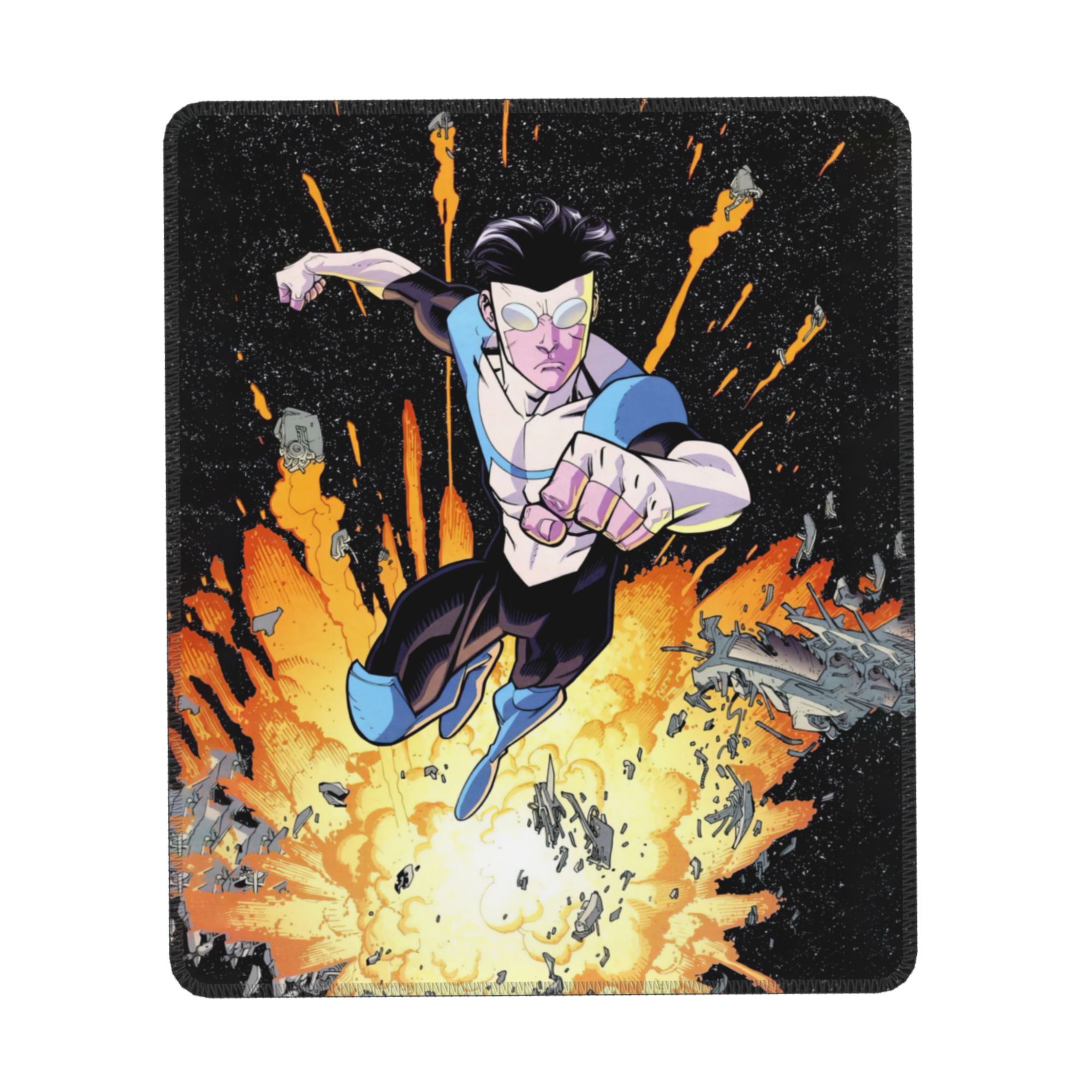 Invincible Rubber Lock Edge Mouse Pad (Vertical) Office Mouse Pad Home ...