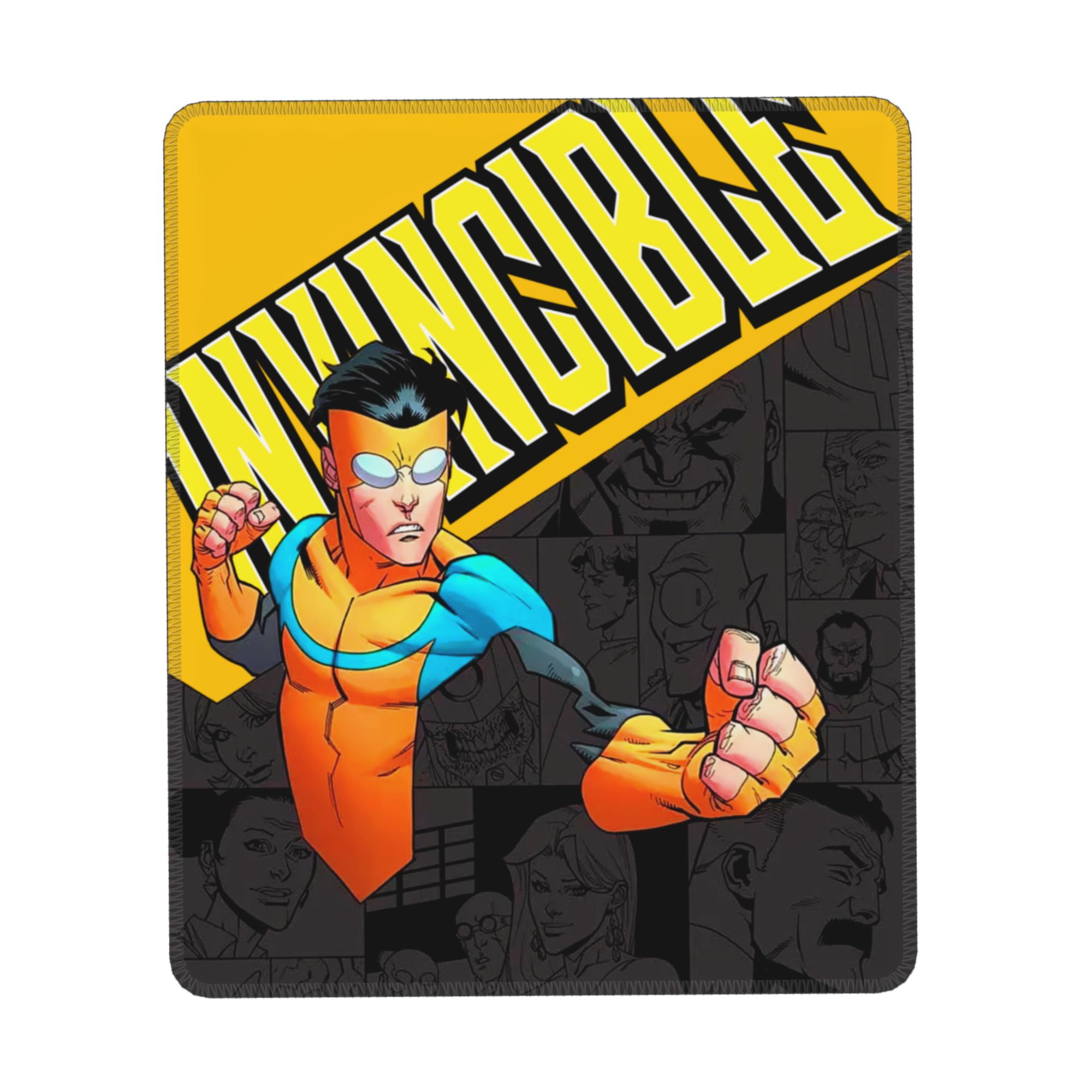 Invincible Rubber Lock Edge Mouse Pad (Vertical) Office Mouse Pad Home ...