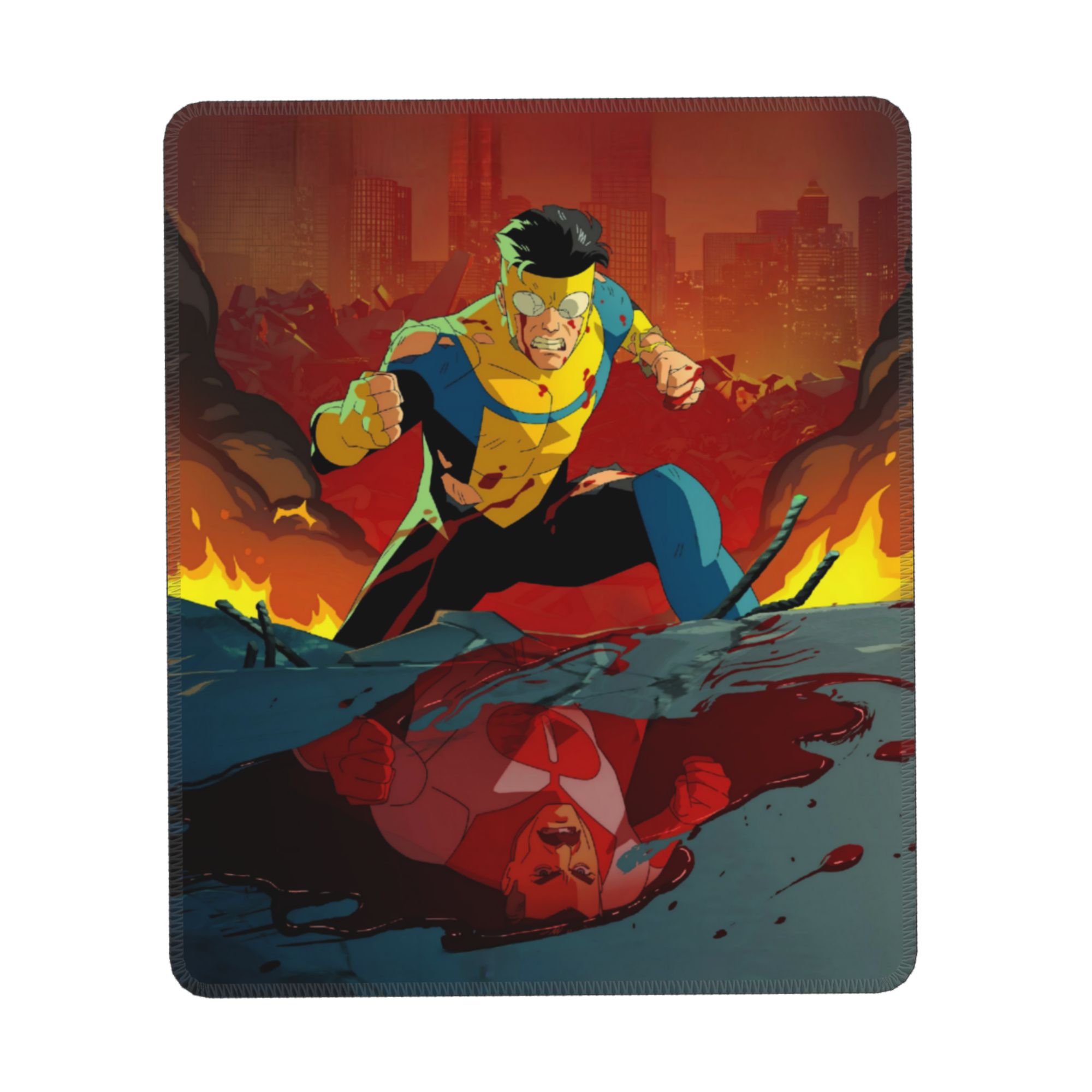 Invincible Rubber Lock Edge Mouse Pad (Vertical) Office Mouse Pad Home ...