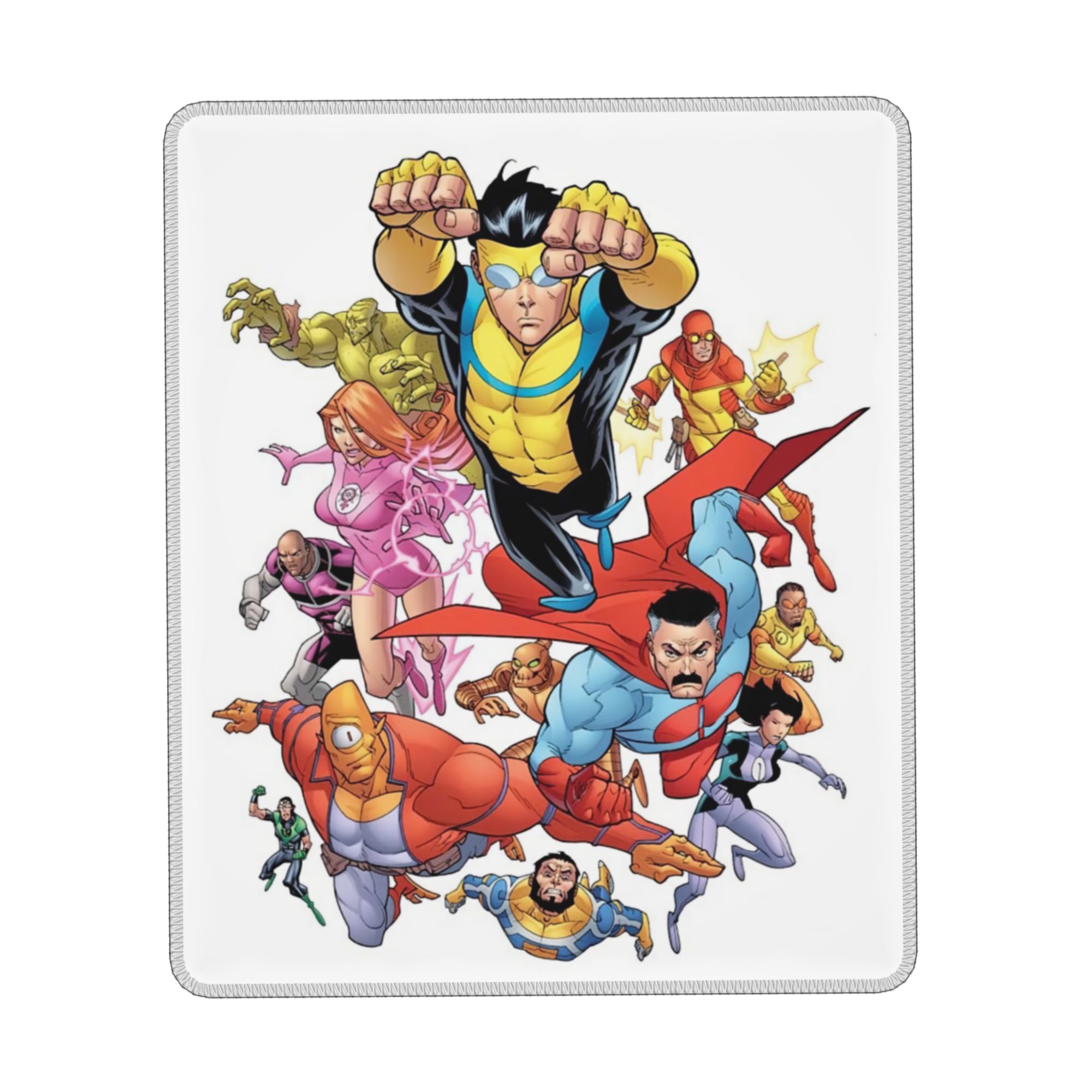 Invincible Rubber Lock Edge Mouse Pad (Vertical) Office Mouse Pad Home ...
