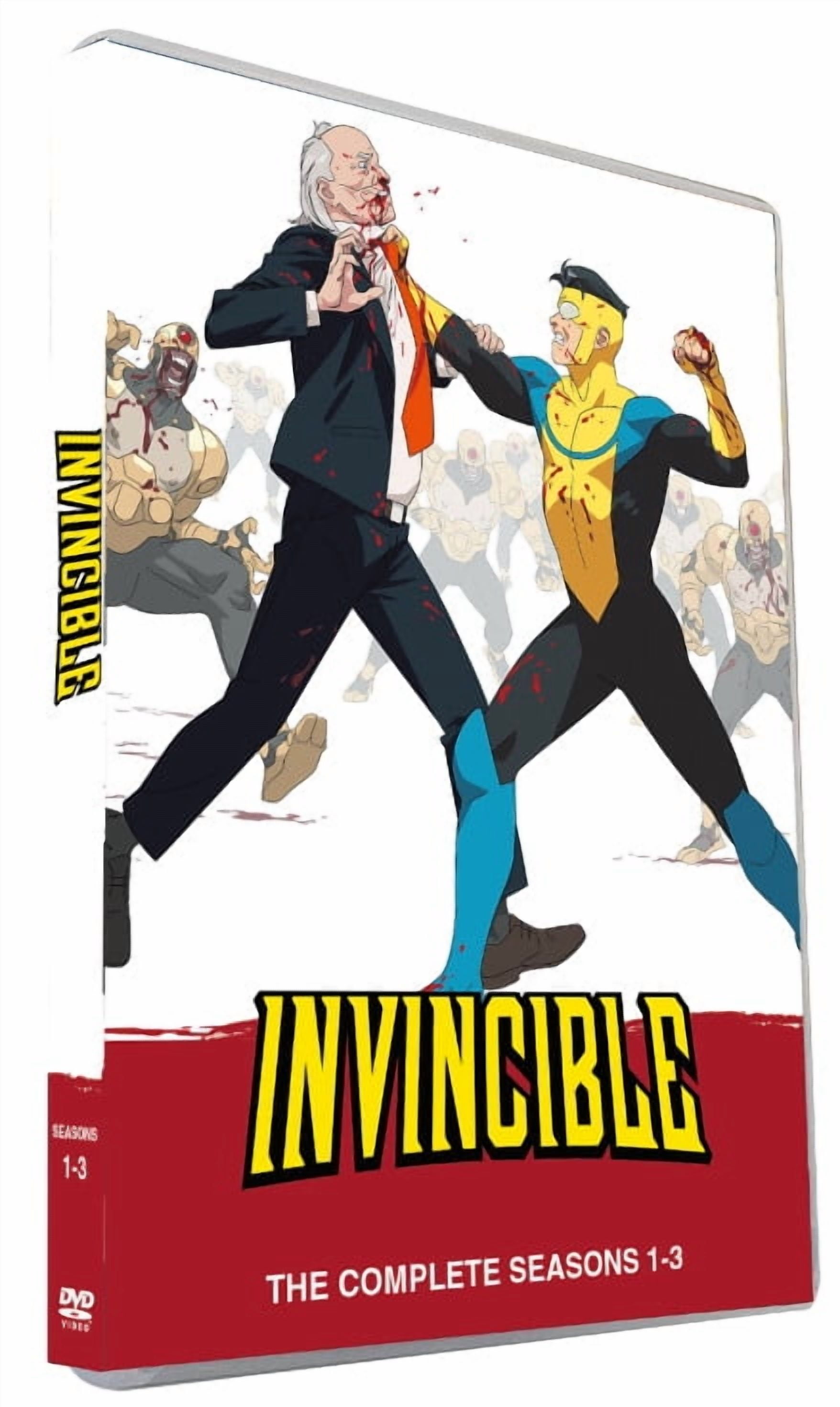Invincible Season 1-3 (DVD,2024 ,6-Disc Set)NEW - Walmart.com