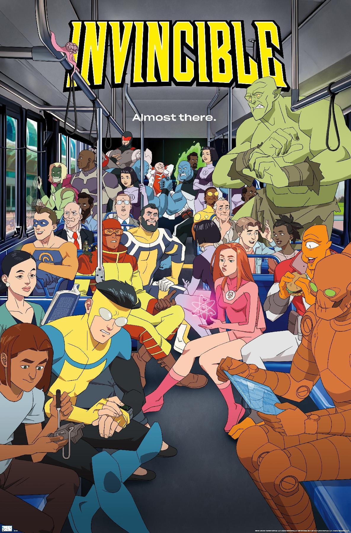 Invincible: Season 2 - Bus One Sheet Wall Poster, 22.375" x 34 ...
