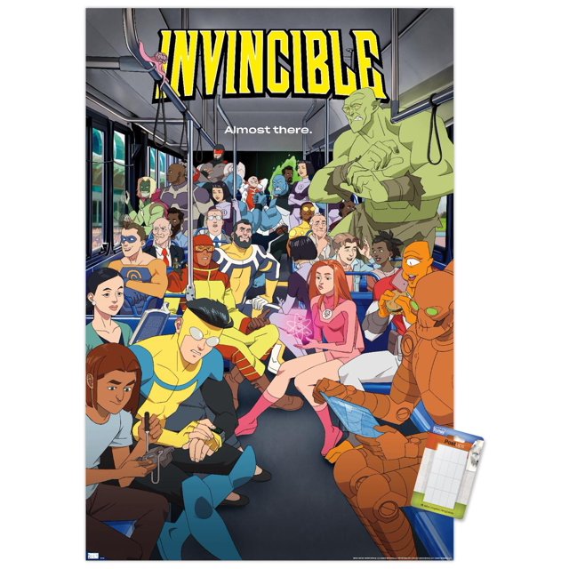 Invincible: Season 2 - Bus One Sheet Wall Poster, 22.375" x 34 ...