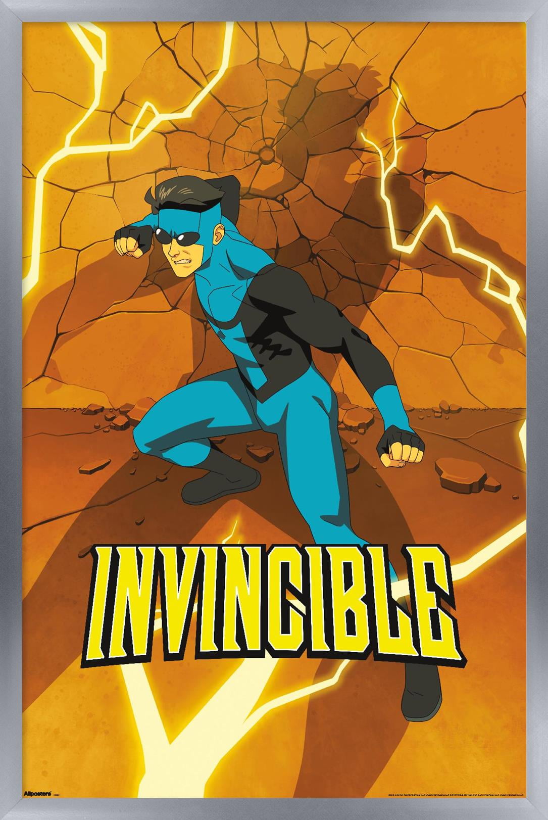 Invincible: Season 3 - Blue Suit Teaser One Sheet Wall Poster, 14.725 ...