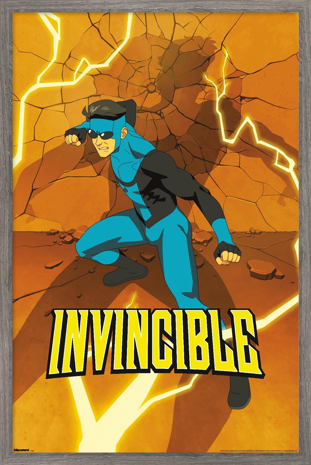 Invincible: Season 3 - Blue Suit Teaser One Sheet Wall Poster, 22.375 ...