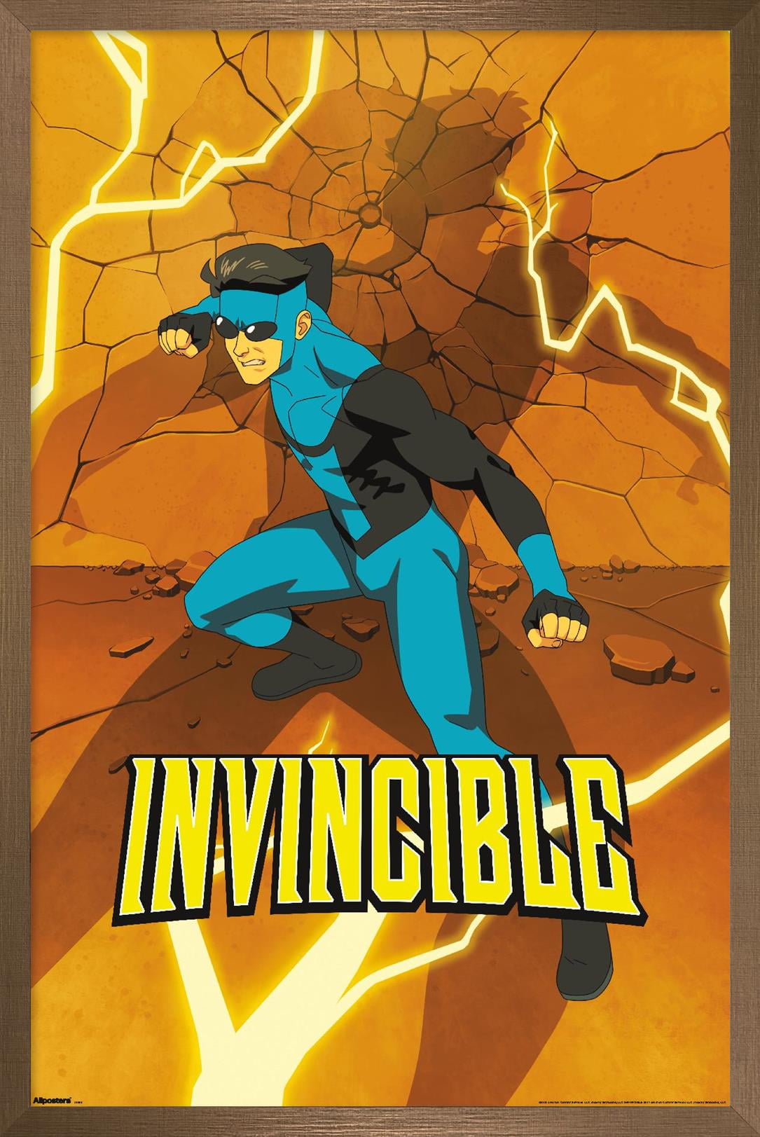 Invincible: Season 3 - Blue Suit Teaser One Sheet Wall Poster, 22.375 ...
