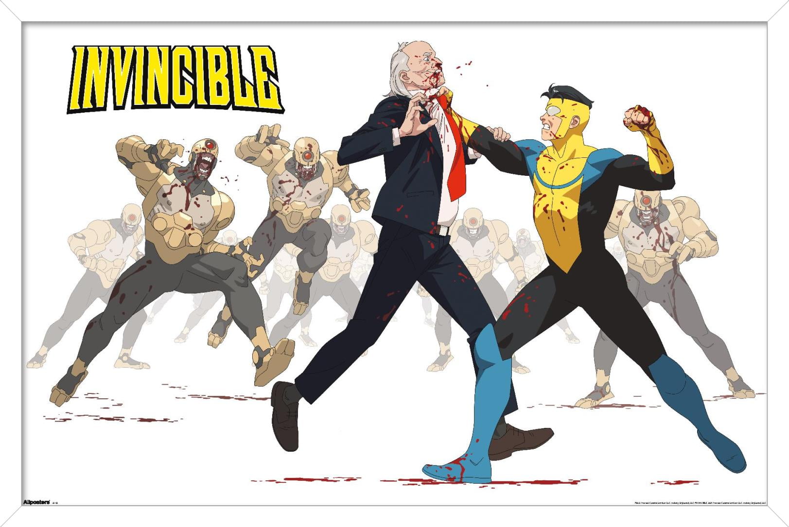 Invincible: Season 3 - White Room Teaser One Sheet Wall Poster, 14.725 ...