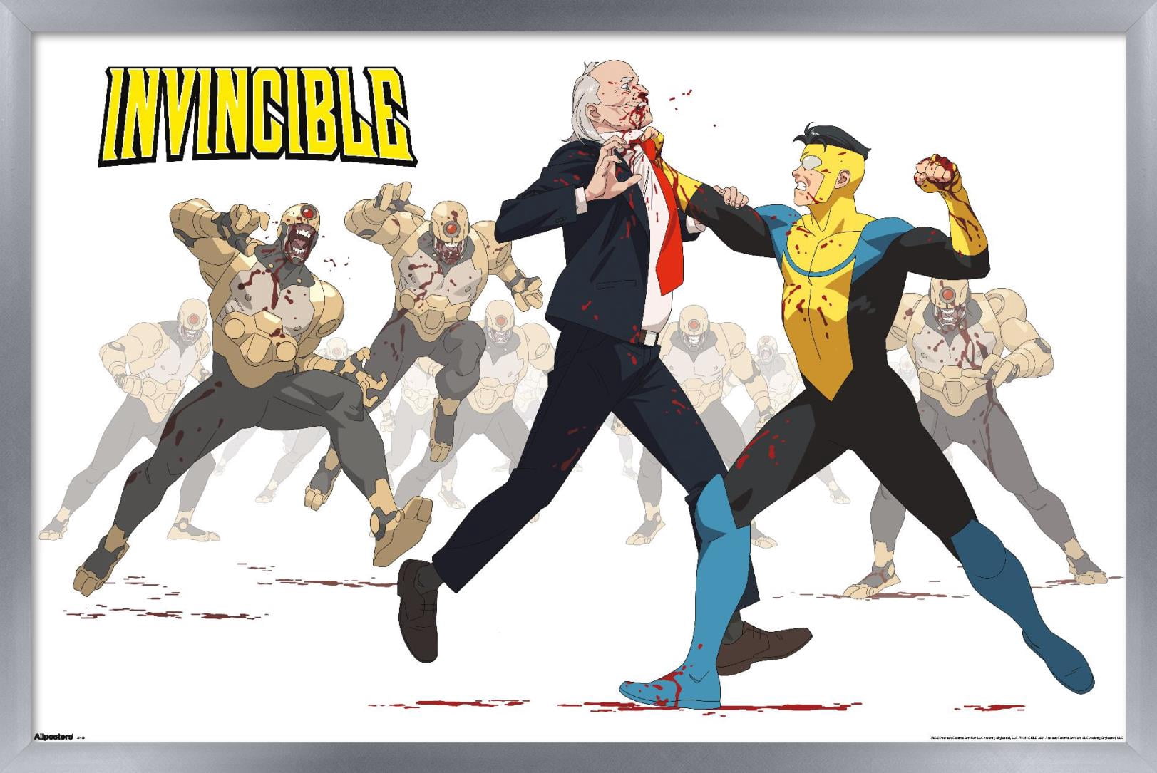 Invincible: Season 3 - White Room Teaser One Sheet Wall Poster, 22.375 ...