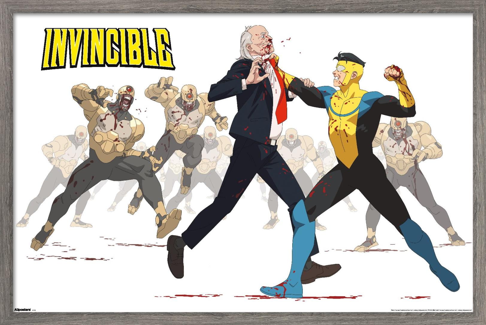 Invincible: Season 3 - White Room Teaser One Sheet Wall Poster, 22.375 ...