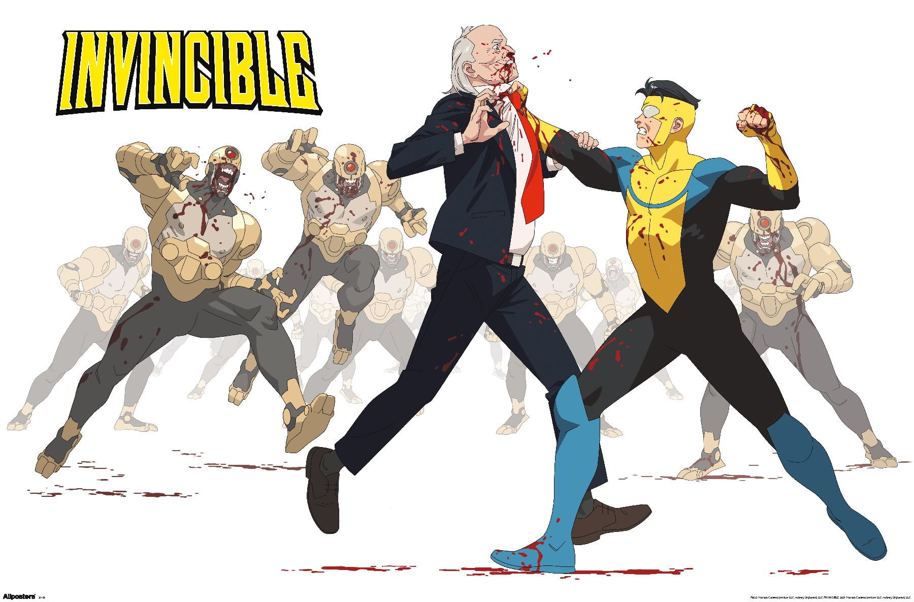 Invincible: Season 3 - White Room Teaser One Sheet Wall Poster, 22.375 ...