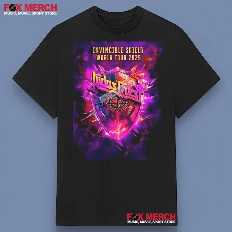 Invincible Shield 2025 Heavy Metal Music T-Shirt Concert Tour Merch ...