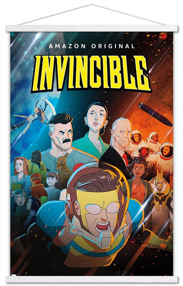 Invincible - Space One Sheet Wall Poster with Magnetic Frame, 22.375" x ...