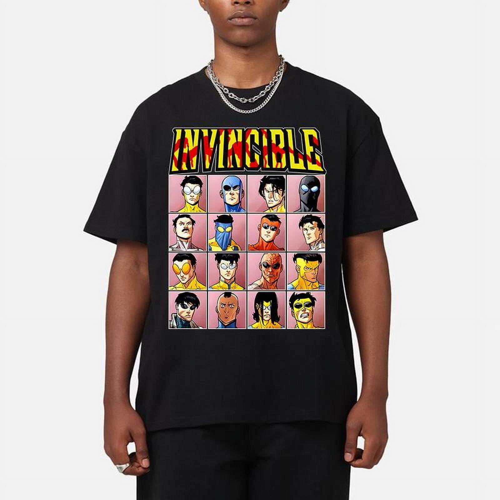 Invincible T-shirt, Shirt Invincible Season 3, Dark Invincible Shirt - Walmart.com